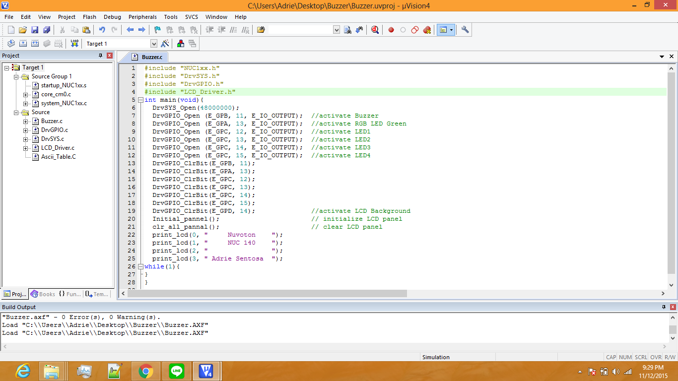 Introduction to Nuvoton NUC140 : 5 Steps - Instructables