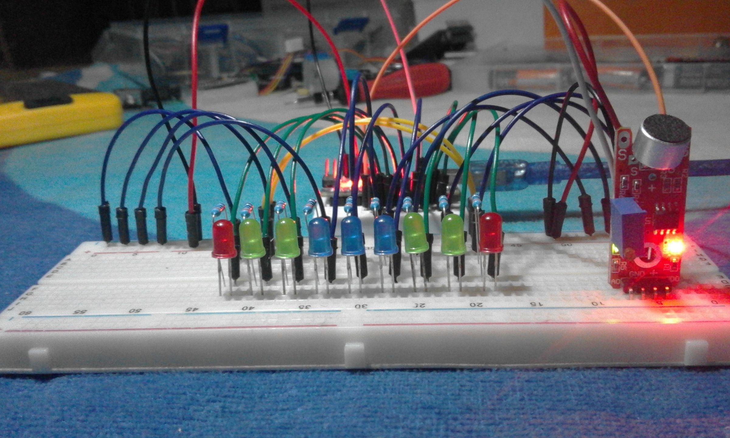 Waren's L.E.D Music Visualizer : 16 Steps (with Pictures) - Instructables