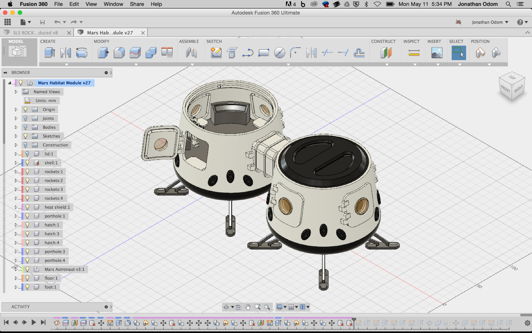 3D Printed Modular Mars Habitat Model : 11 Steps (with Pictures ...