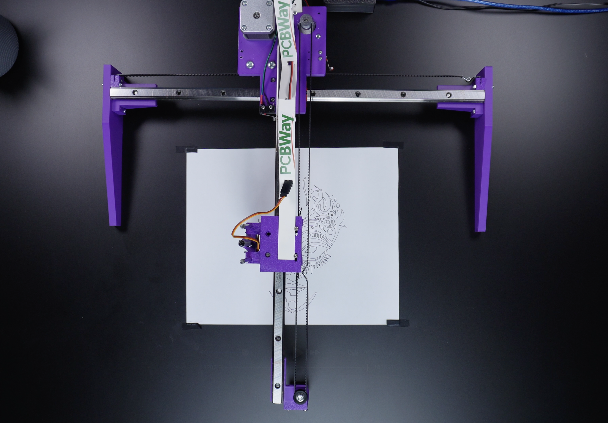 Build a Simple 3D Printed CNC Plotter Machine : 8 Steps (with Pictures ...