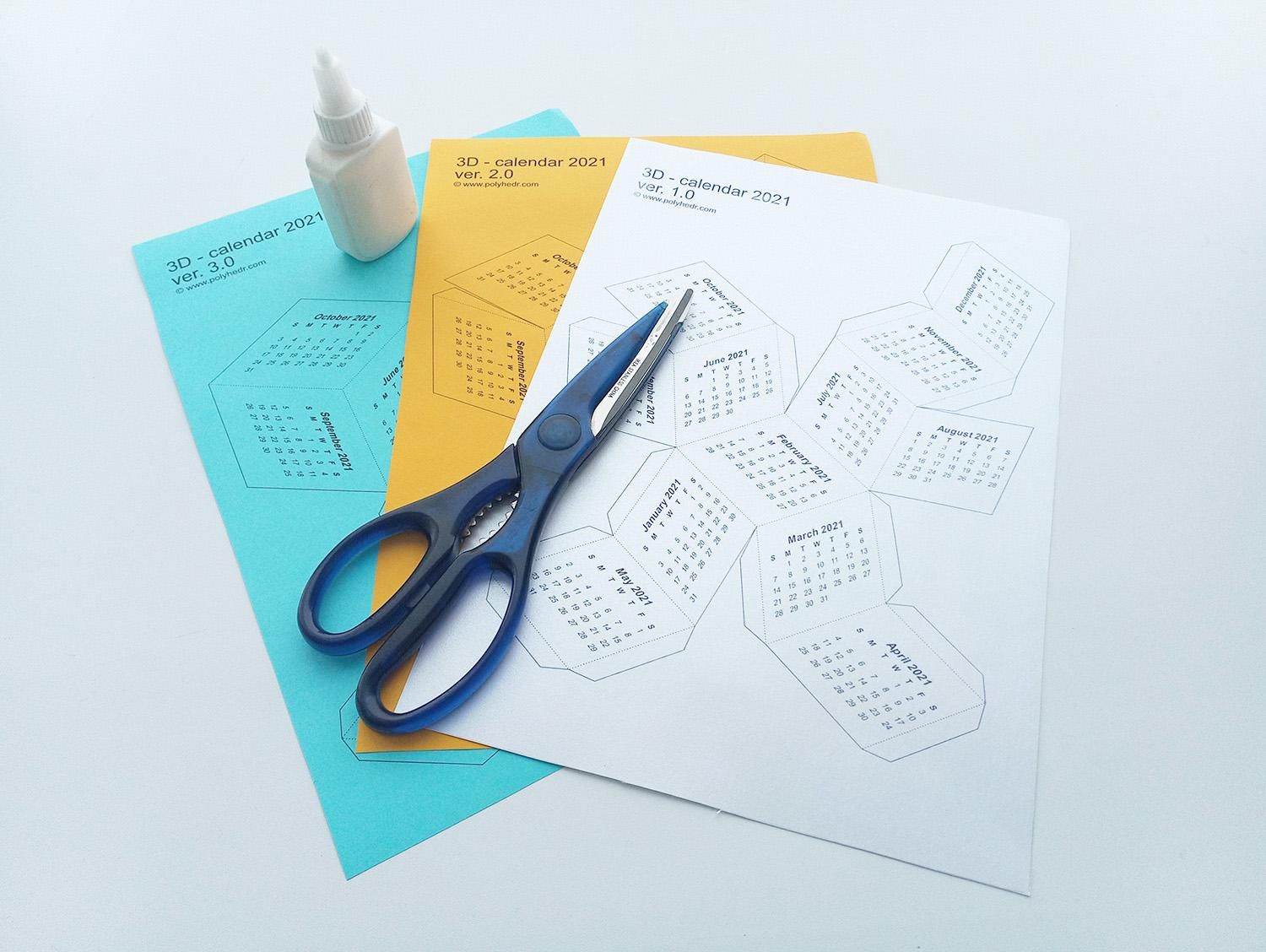 Choose Your 3D Calendar for 2021 : 4 Steps (with Pictures) - Instructables