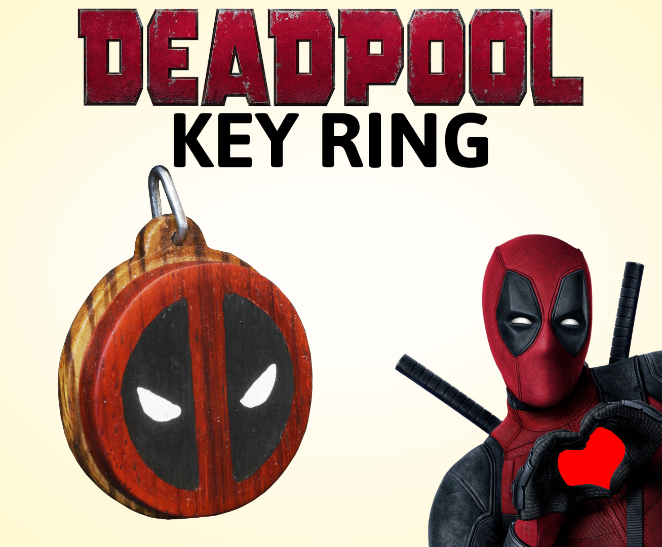 How to Make a Wooden Deadpool Key Ring : 3 Steps (with Pictures ...
