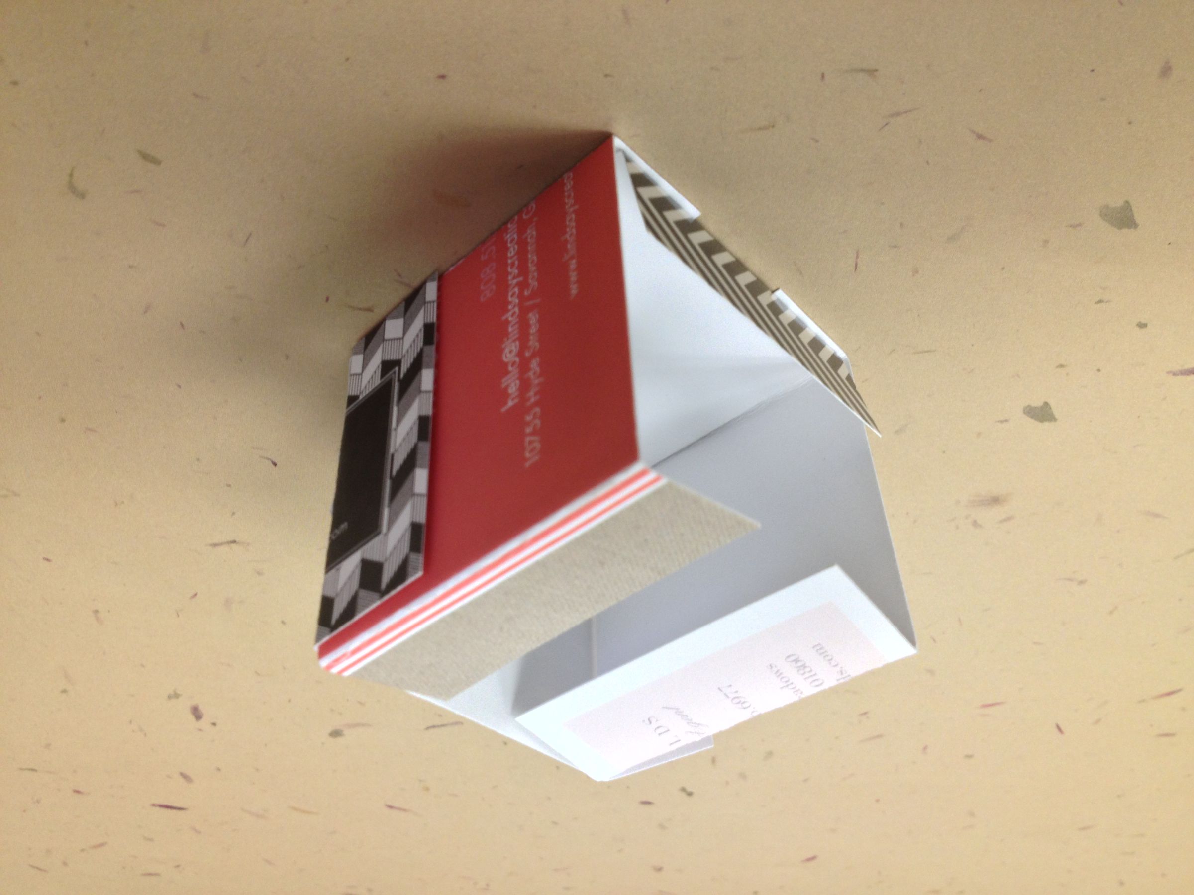 EASY How-to Make a Business Card Cube : 12 Steps - Instructables