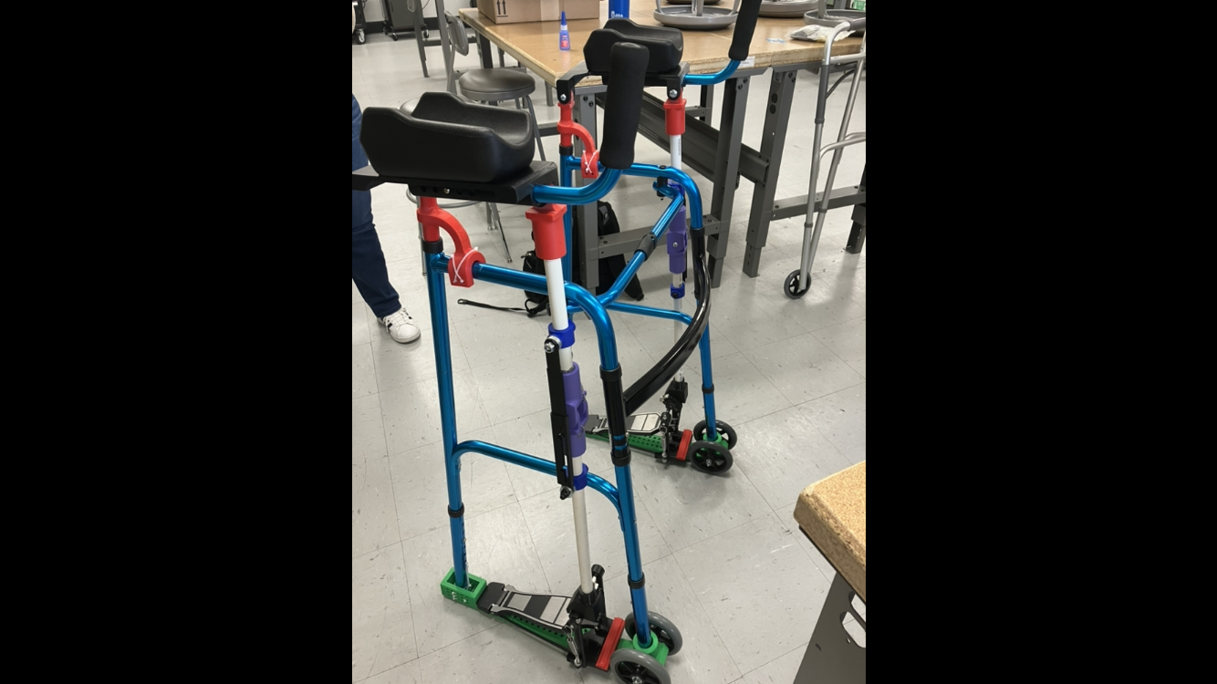 Adaptive Arm-lifting Attachment for a Standard Walker : 6 Steps ...
