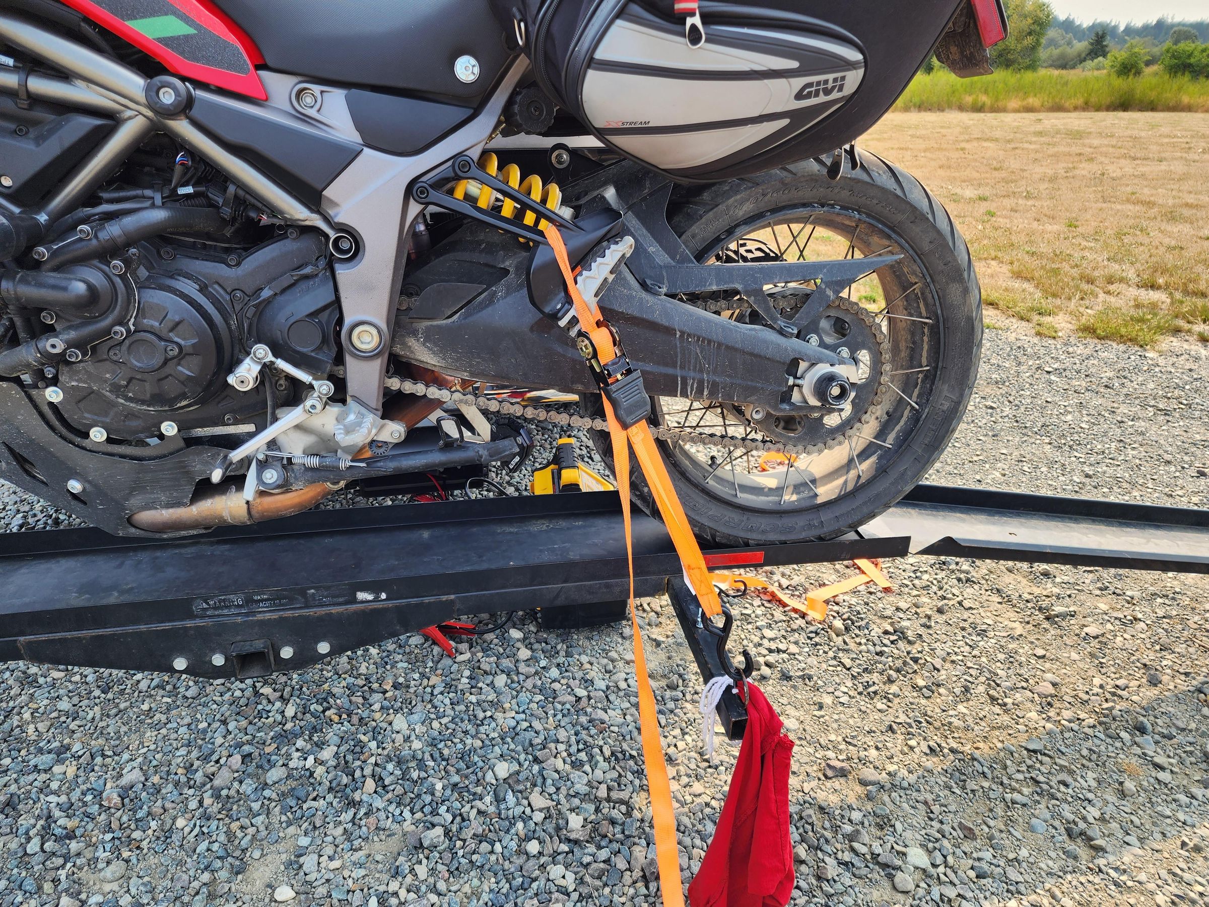 DIY Winch Assisted Motorcycle Hitch Carrier (No-Weld) : 6 Steps (with ...