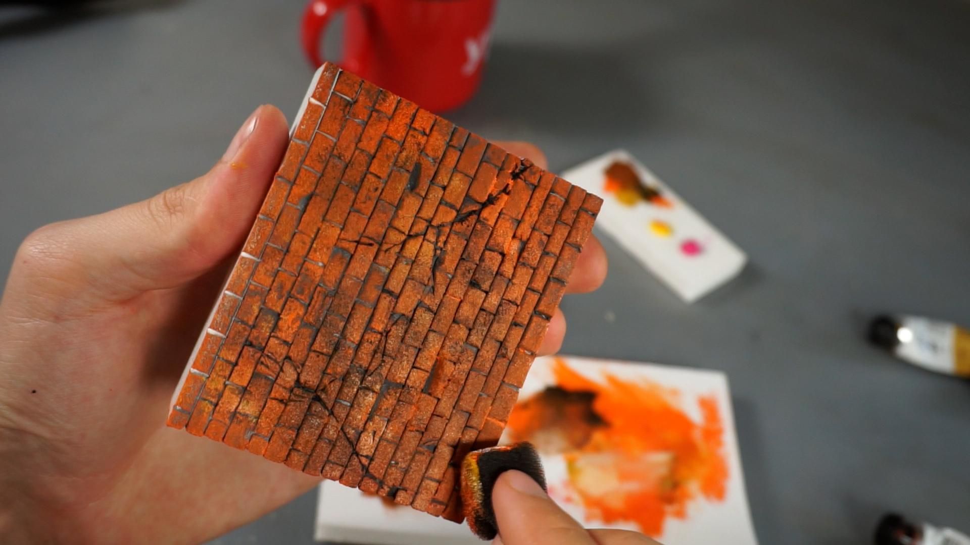 Turn Foam Into a Hyper-Realistic Brick Wall Model : 16 Steps (with ...