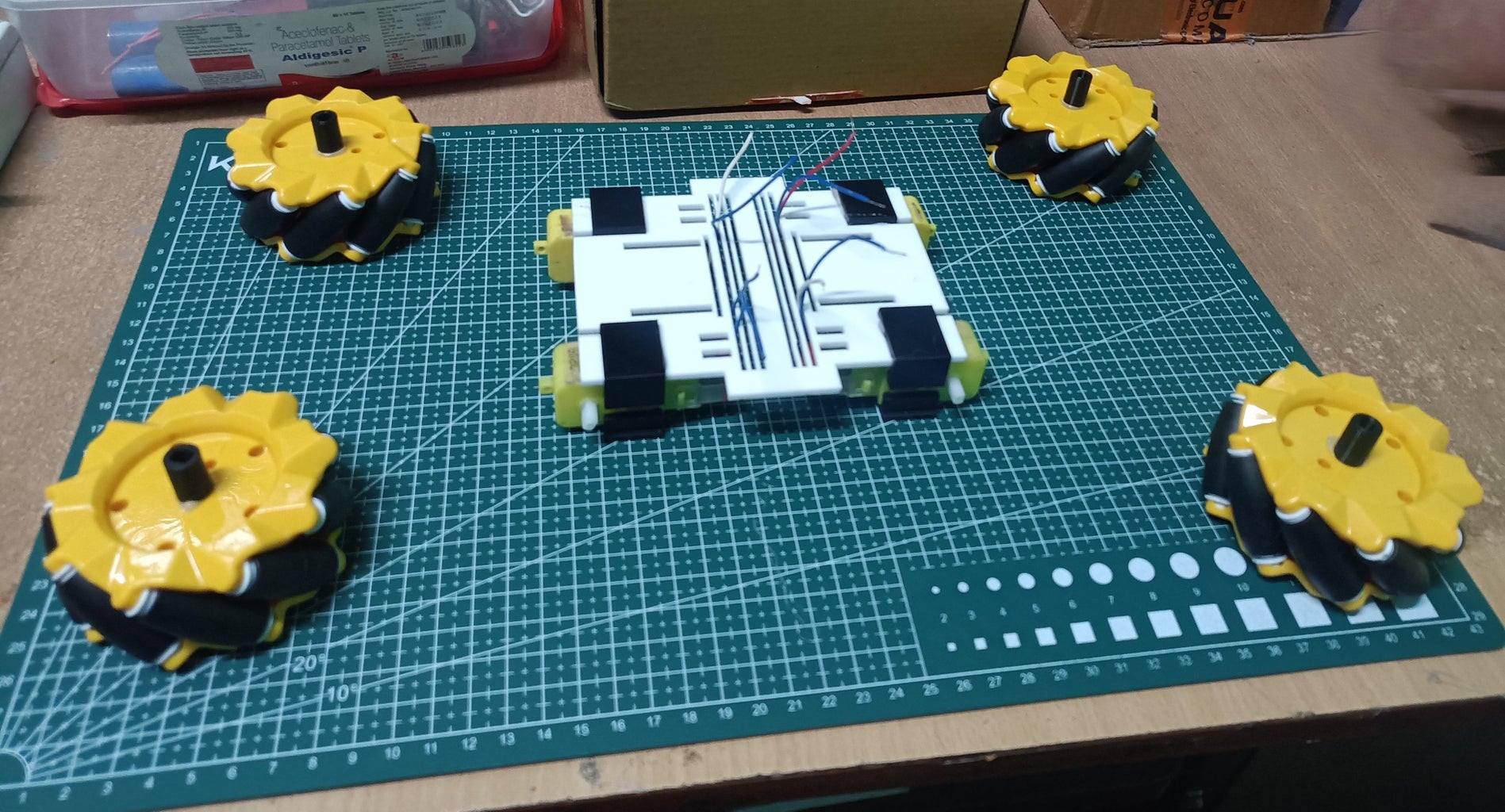 How To Make An Arduino Obstacle Avoiding Car With Mecanum Wheel 4 Steps Instructables