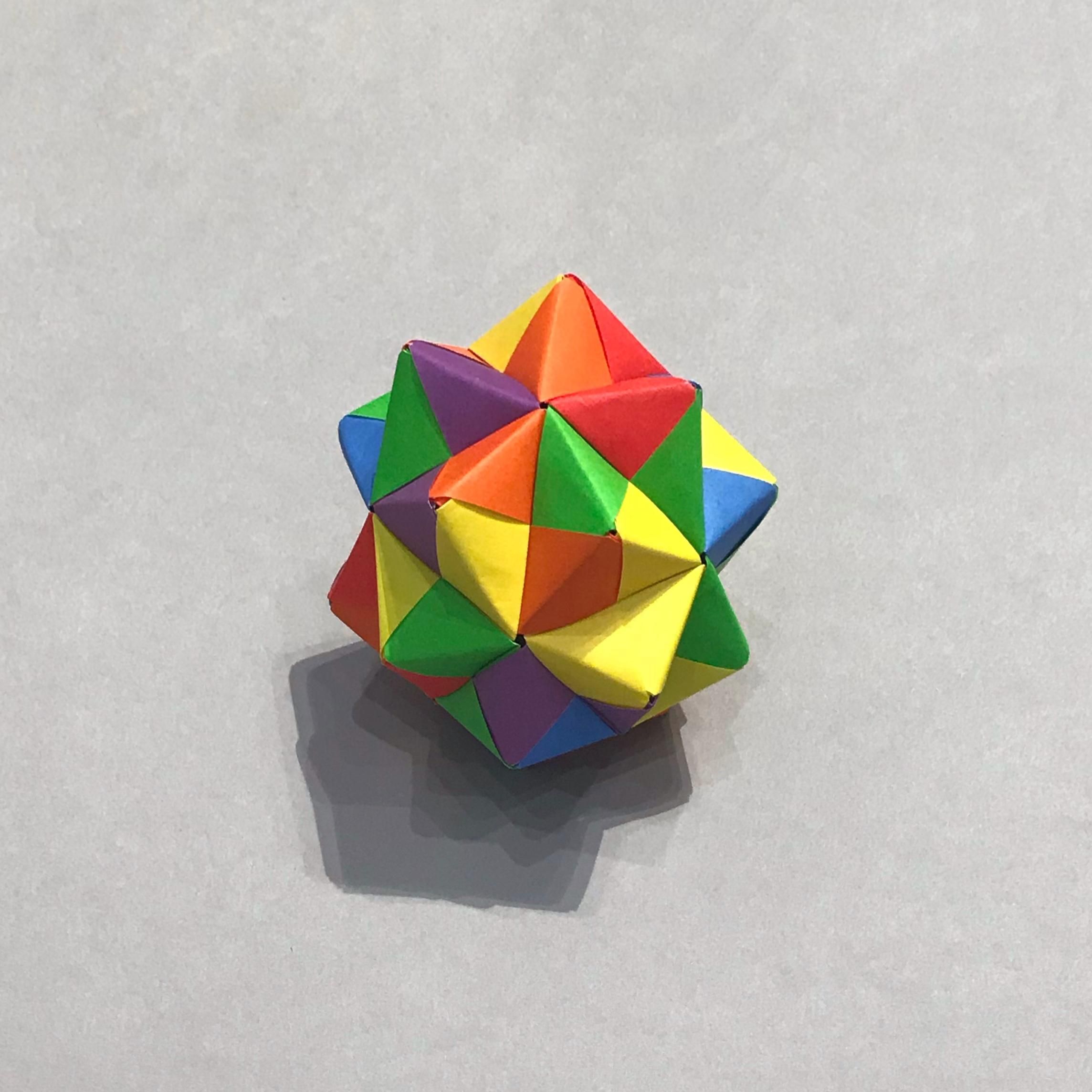 Colorful Origami Icosahedron : 12 Steps (with Pictures) - Instructables