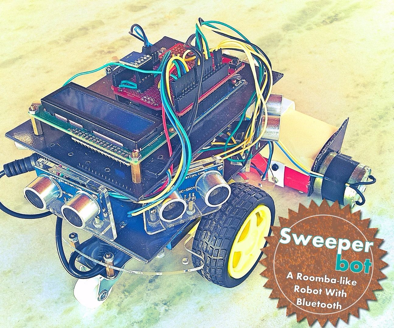 Homemade Cleanning Robot With Bluetooth : 5 Steps - Instructables