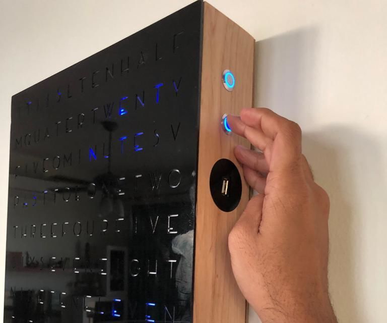 Minimalistic Word Clock : 28 Steps (with Pictures) - Instructables