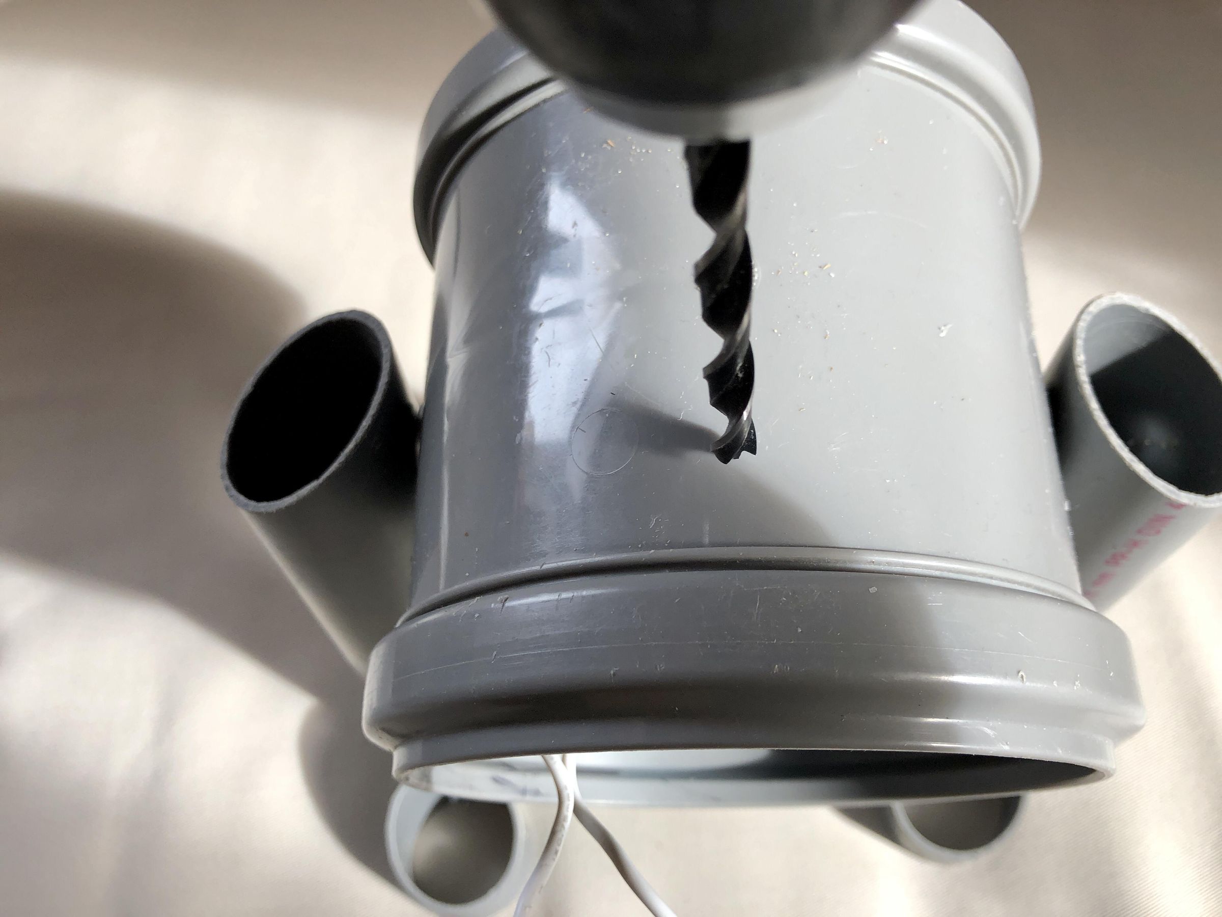 Plastic Pipe Lamp - LED 12V 4W - ("Drainpipe Lamp") : 9 Steps (with ...