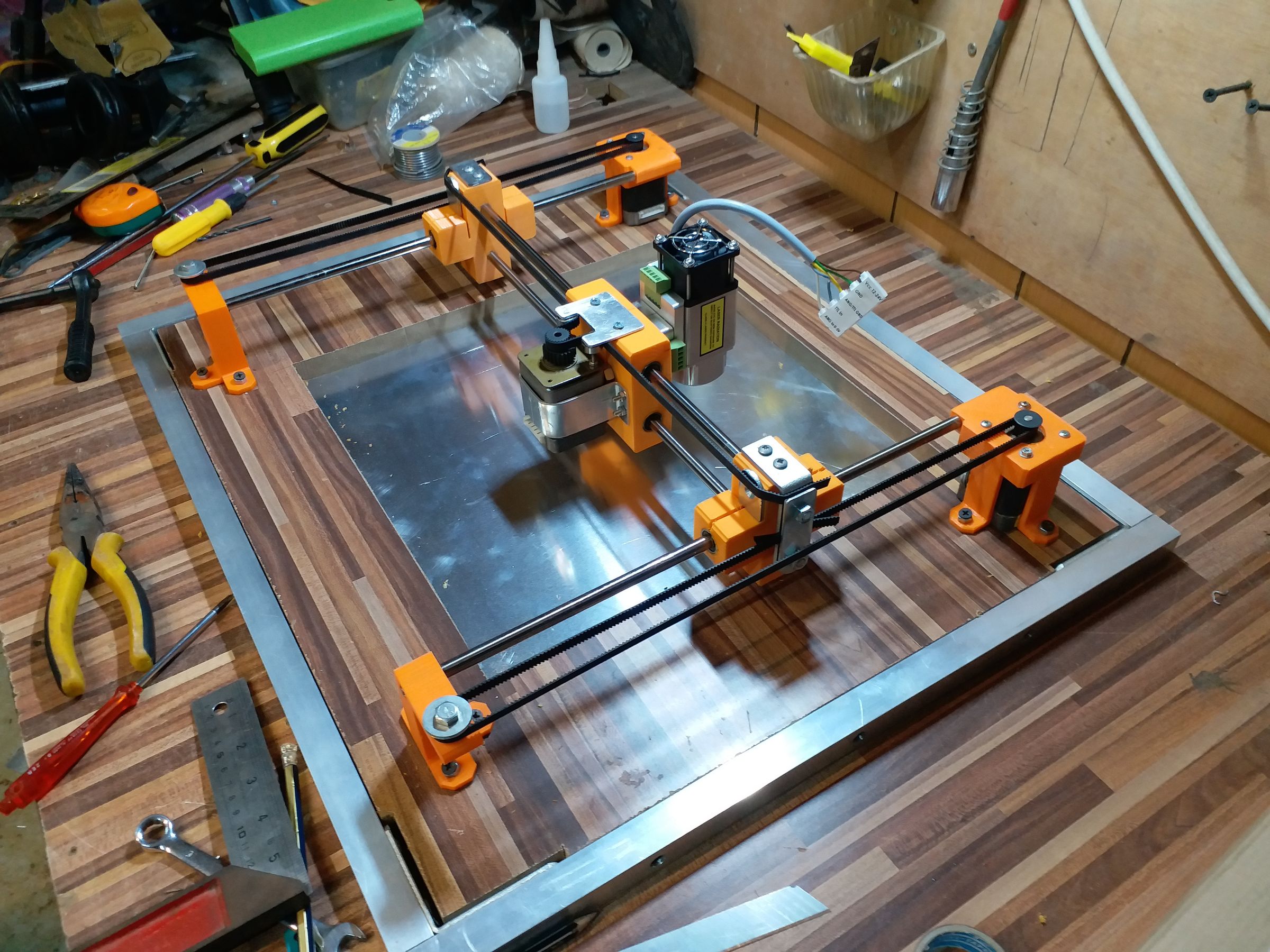 DIY Metal Engraving 6watts Laser CNC : 10 Steps - Instructables