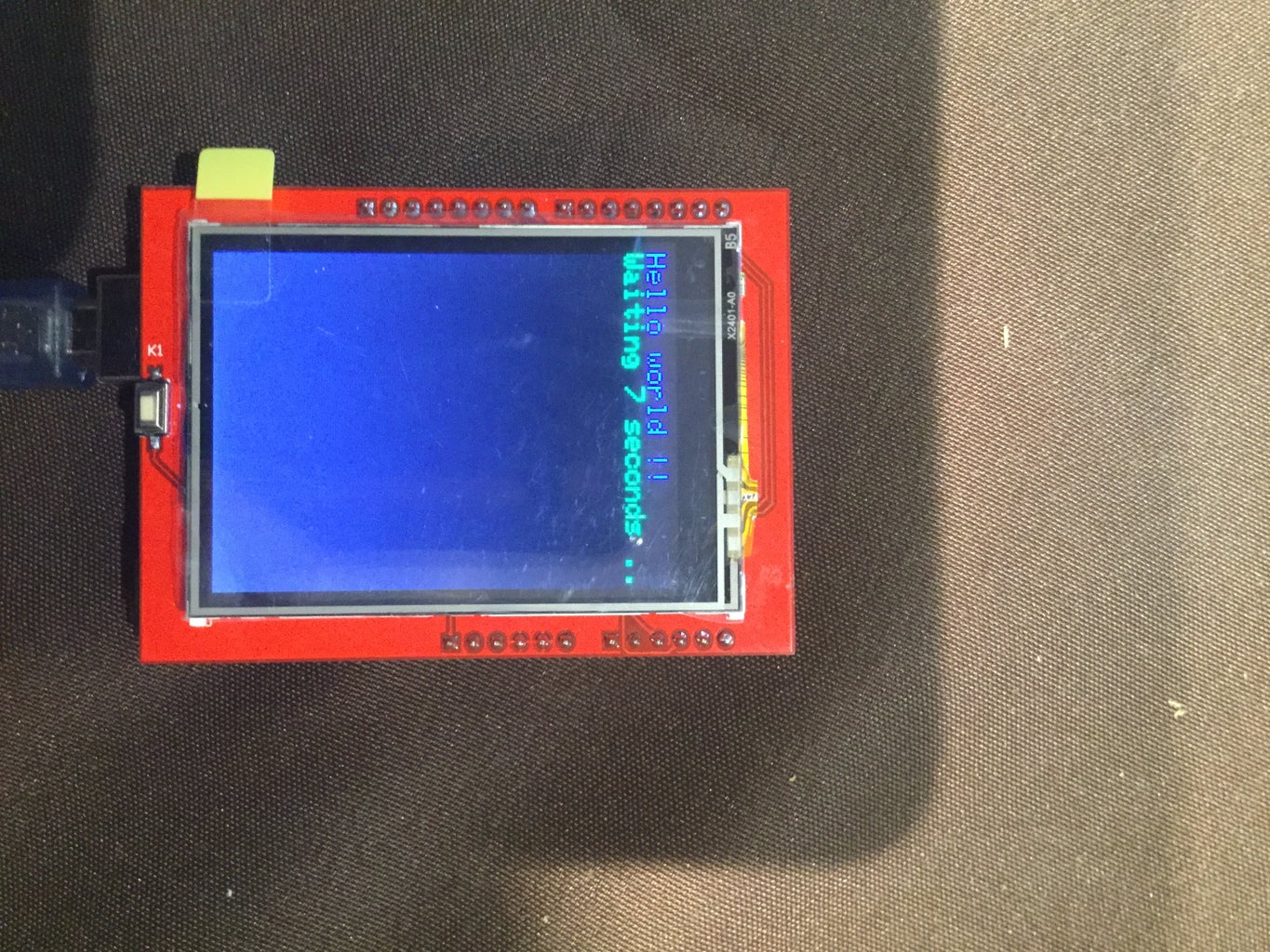 Arduino Tft Basic Text With Pictures Instructables