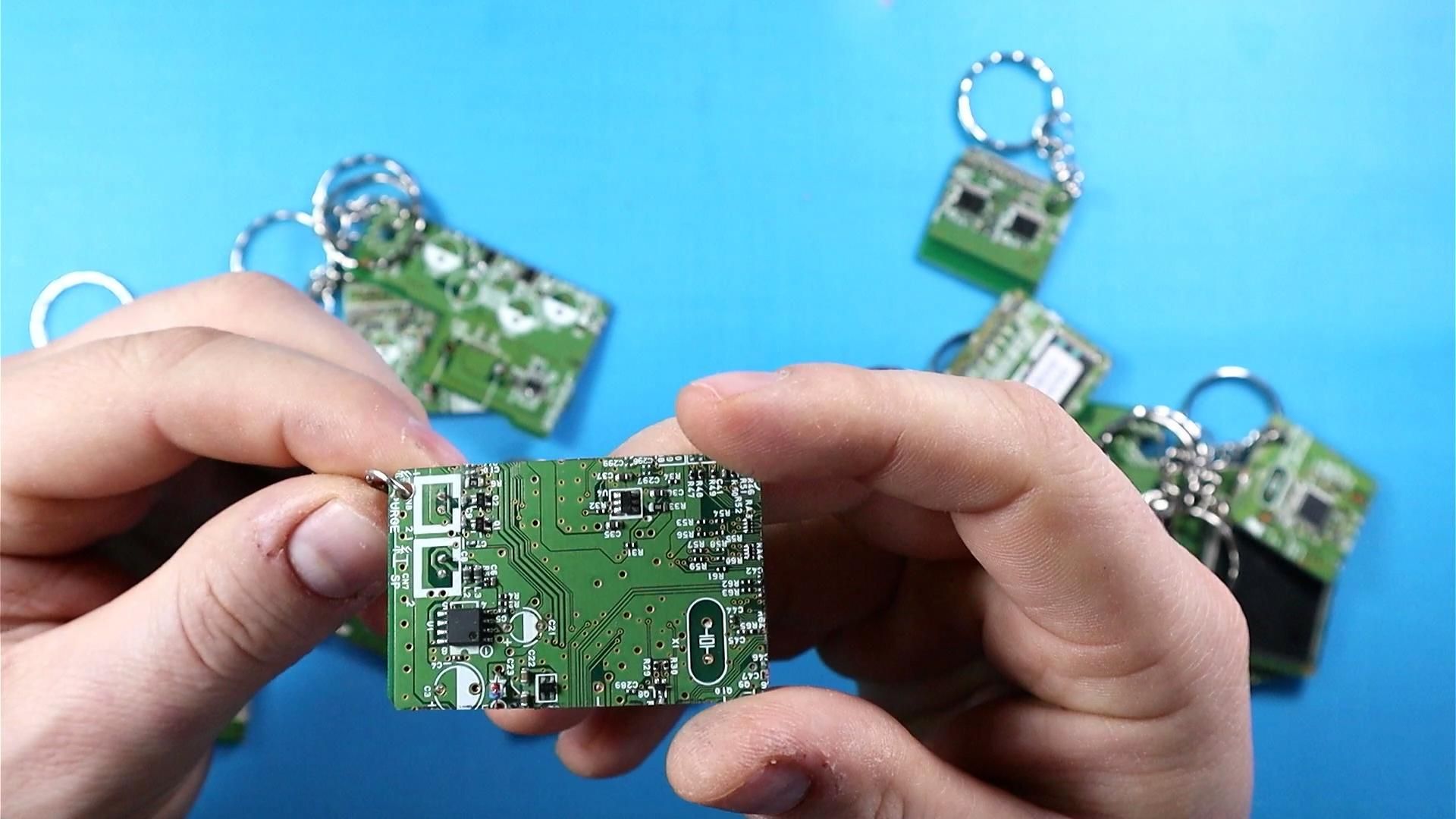How to Make Beautiful PCB Keyrings From Recycled Printed Circuit Boards ...