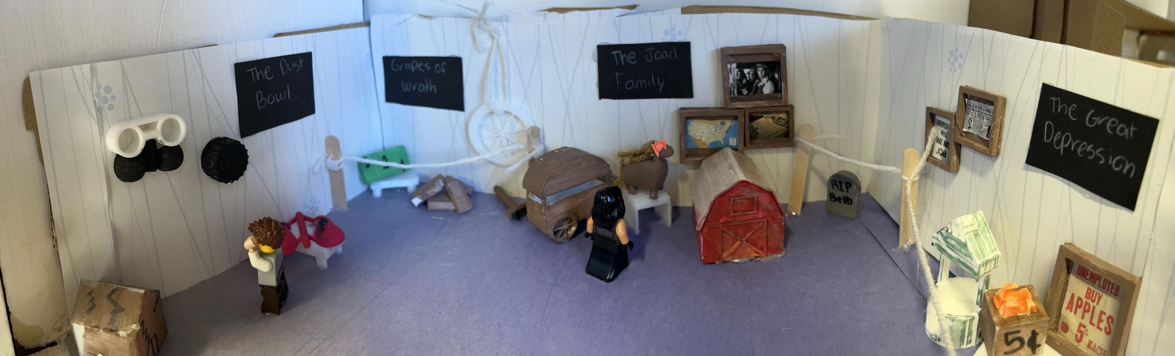 3D Printed Museum Diorama - the Great Depression (ELA) : 8 Steps (with ...