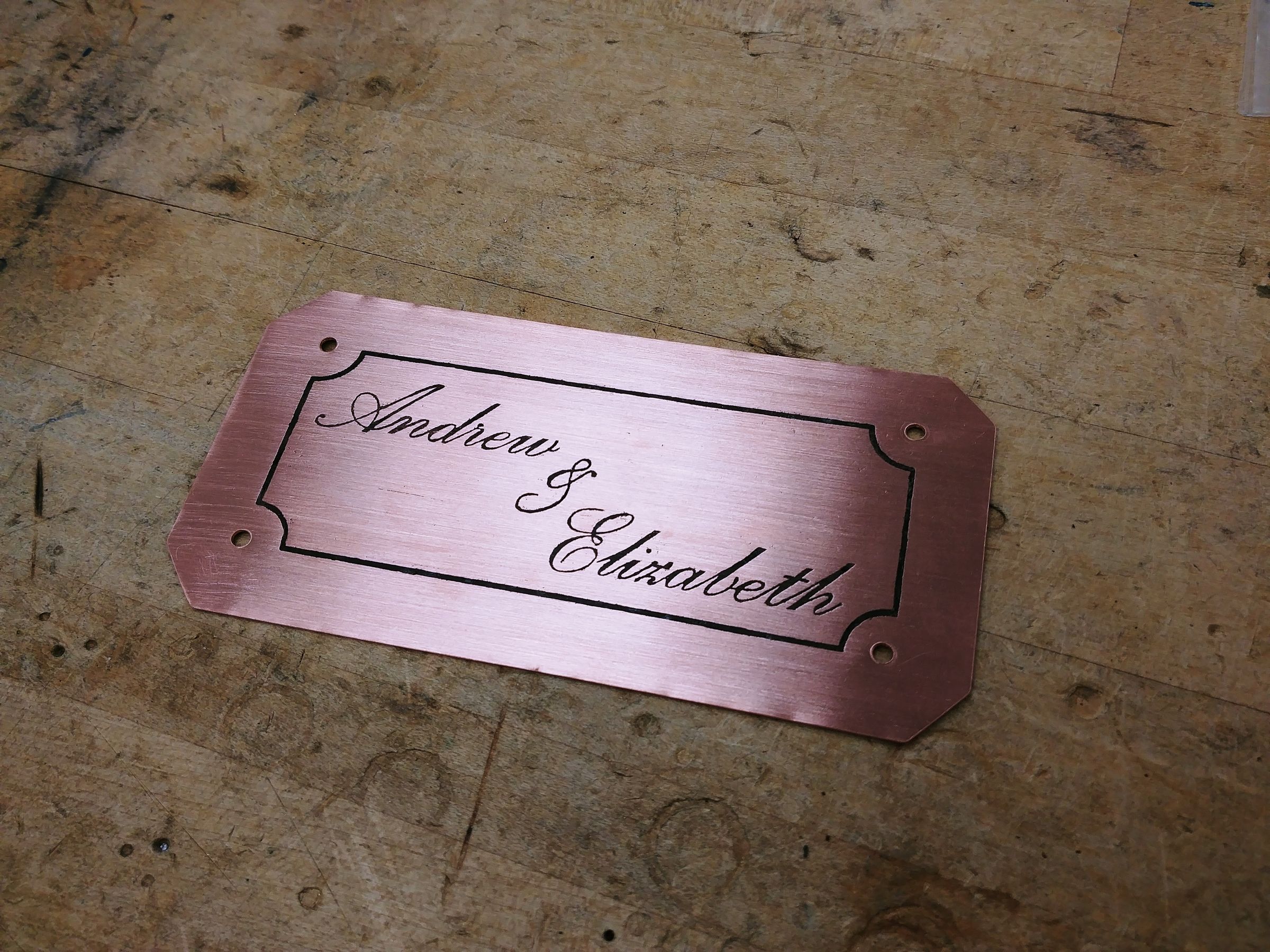 Slide Top Box With Copper Etched Plaque : 11 Steps (with Pictures ...