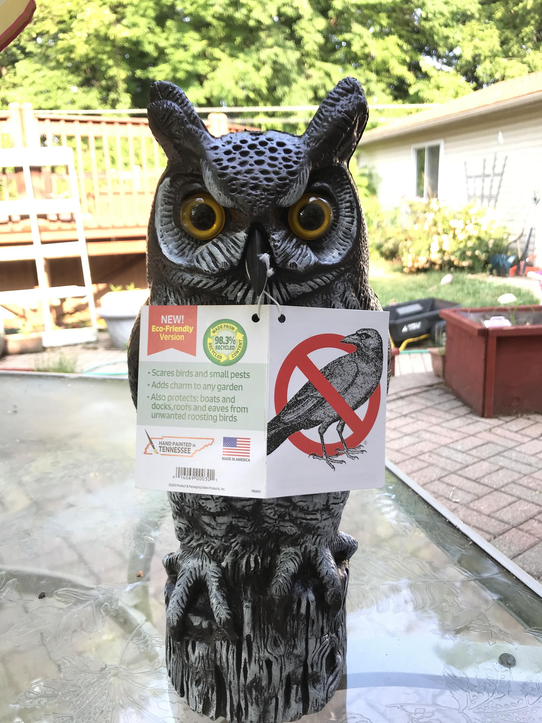 Automated Garden Owl Scarecrow : 7 Steps (with Pictures) - Instructables