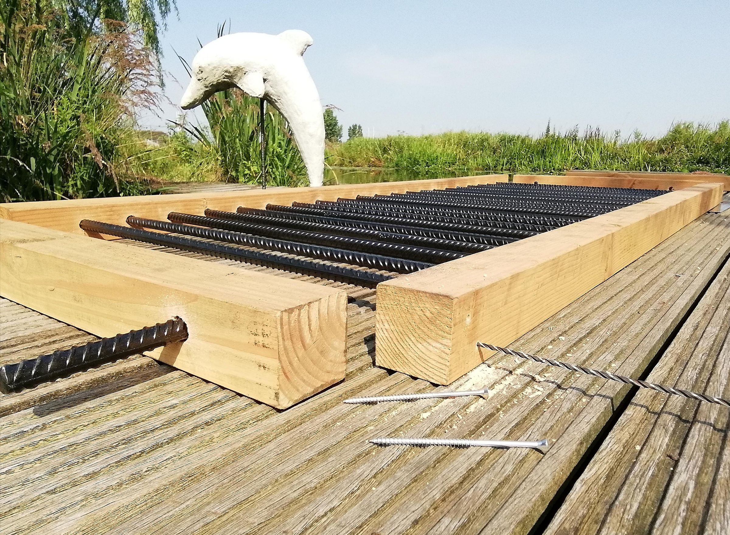 Fence Made From Rebar and Douglas Fir Wood : 23 Steps (with Pictures ...