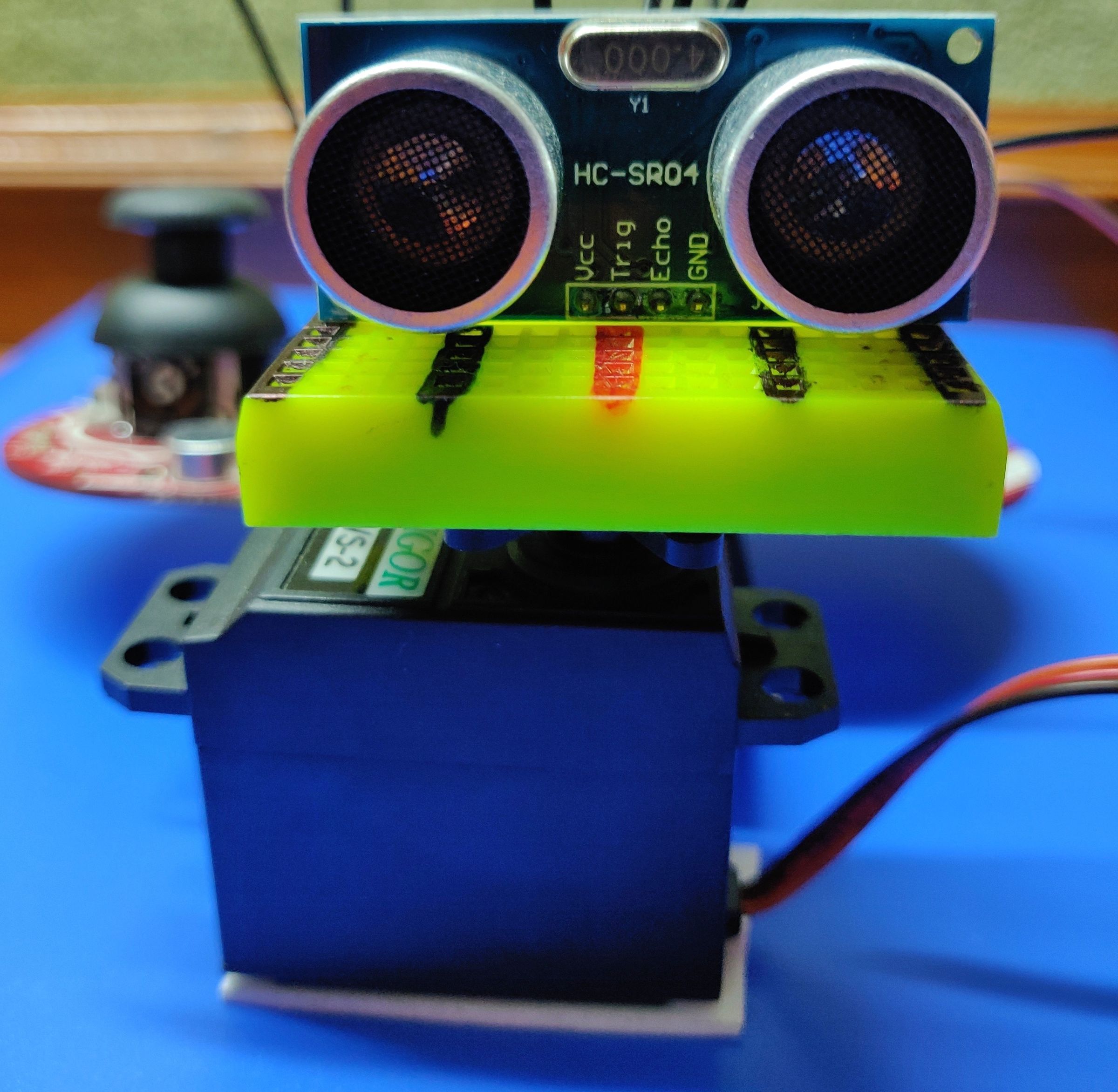 Reading Ultrasonic Sensor (HC-SR04) Data on a 128×128 LCD and ...