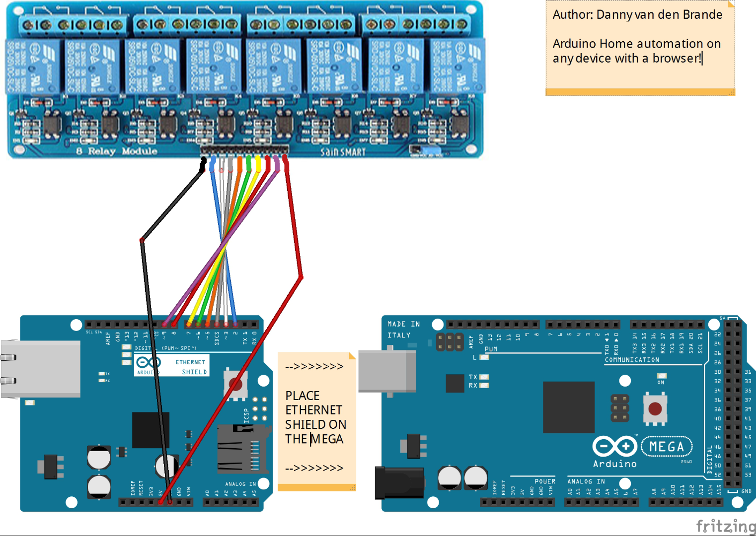 Arduino MEGA 2560 Home Automation With 8 Channel Relay - Instructables