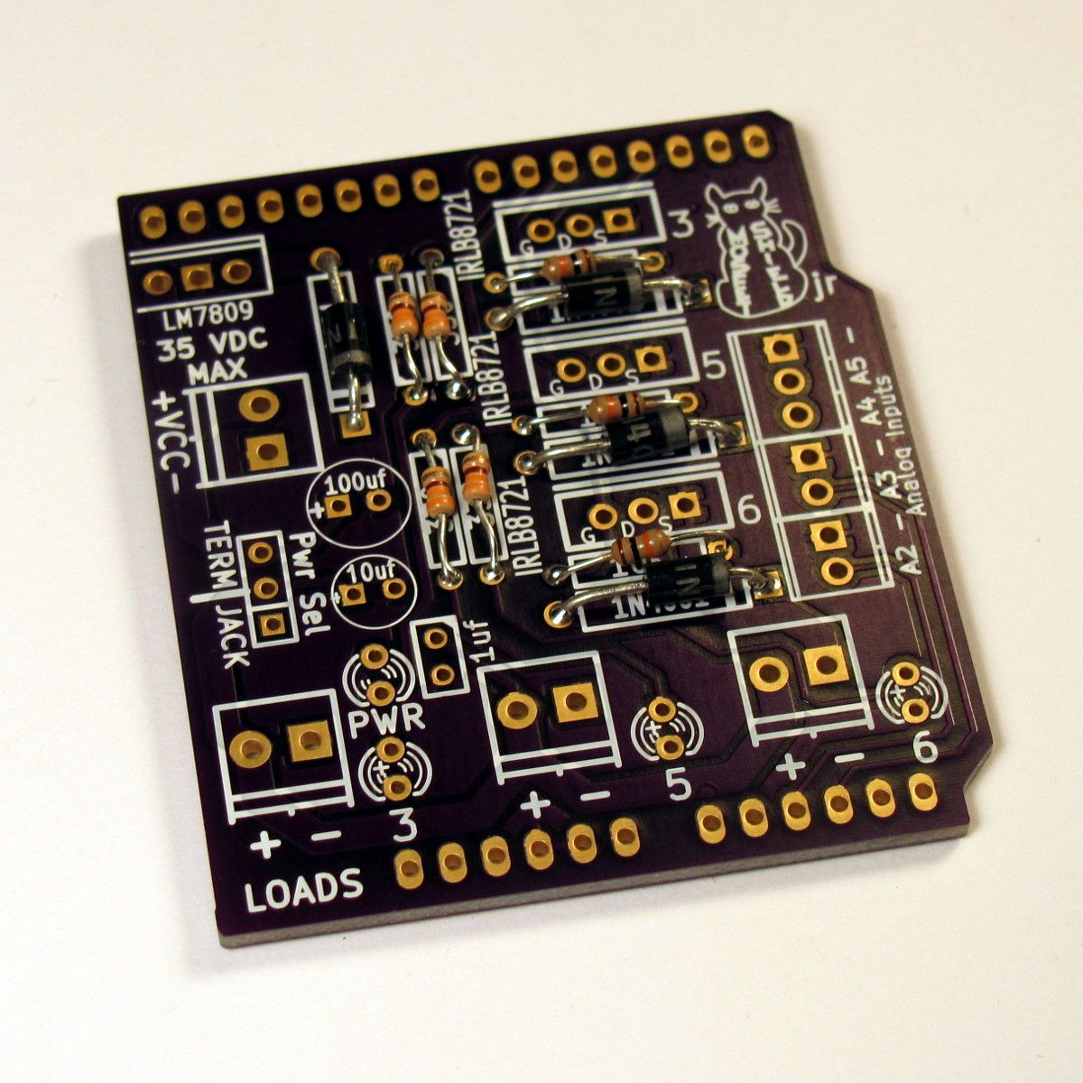 Building and Using a MOSFET Shield for Arduino : 9 Steps - Instructables