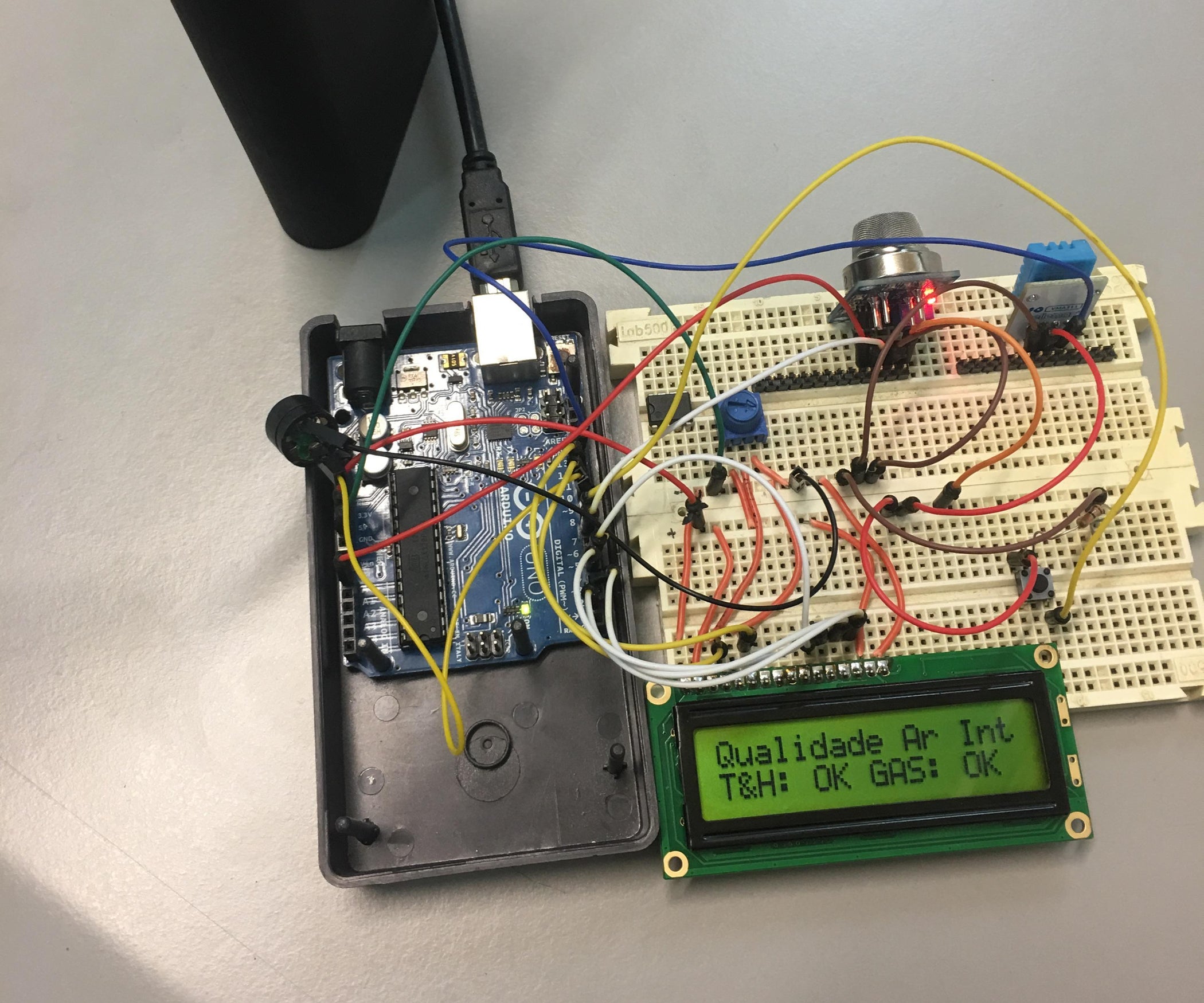 Indoor Air Quality and Safety: Arduino, MQ-2 and DHT11 Project : 3 ...