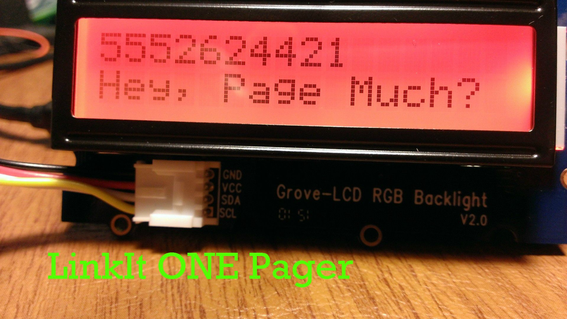 LinkIt ONE Pager : 8 Steps (with Pictures) - Instructables