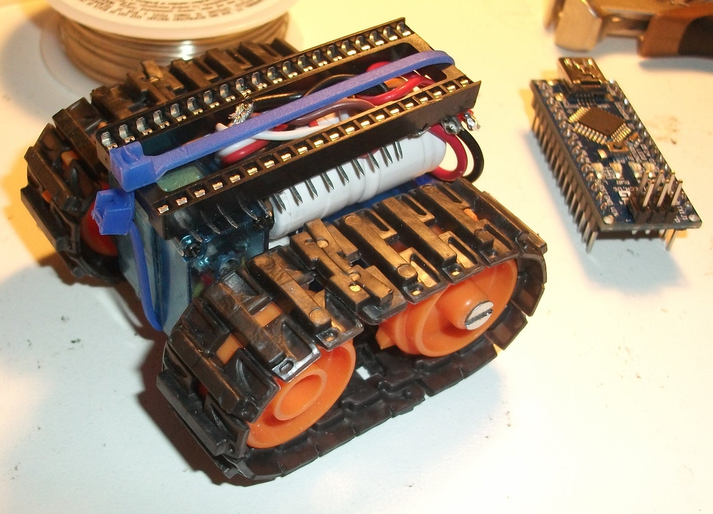 Arduino Nano Based Microbot 7 Steps With Pictures Instructables