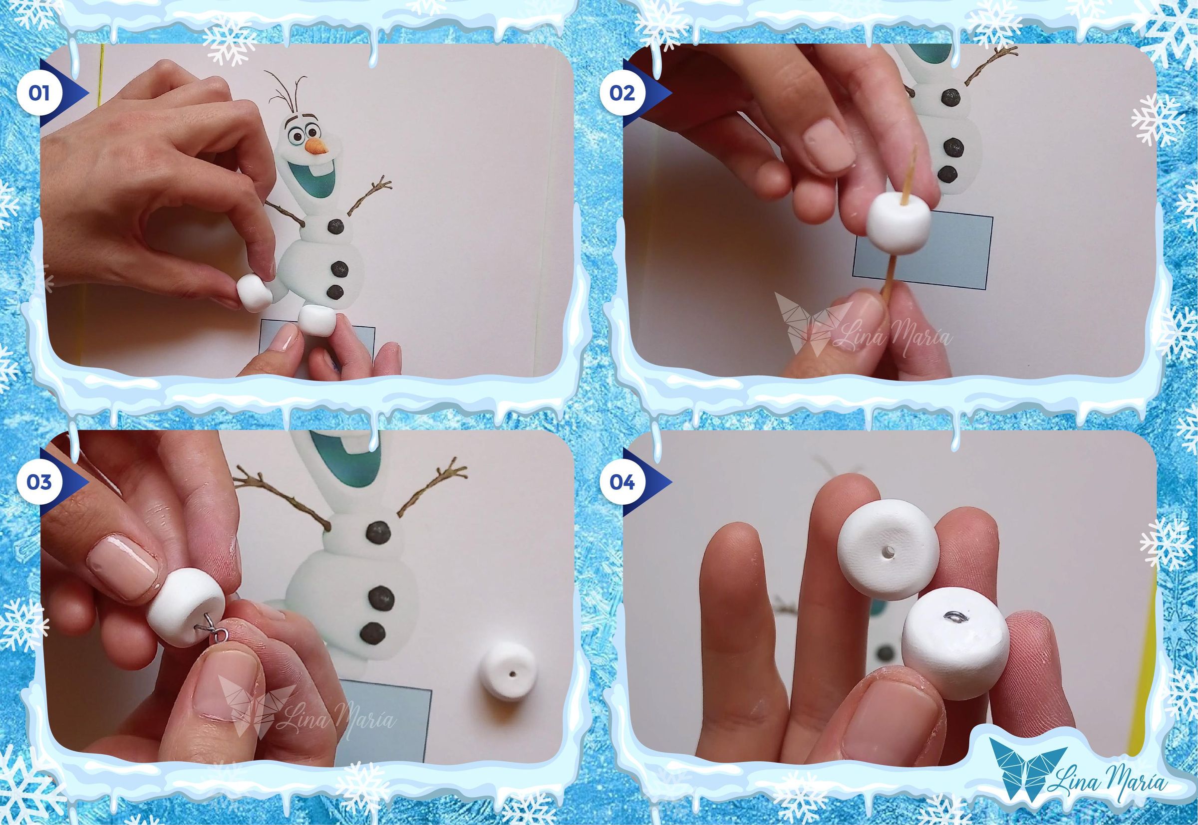 Melting OLAF - Push Puppet (FROZEN) : 21 Steps (with Pictures ...