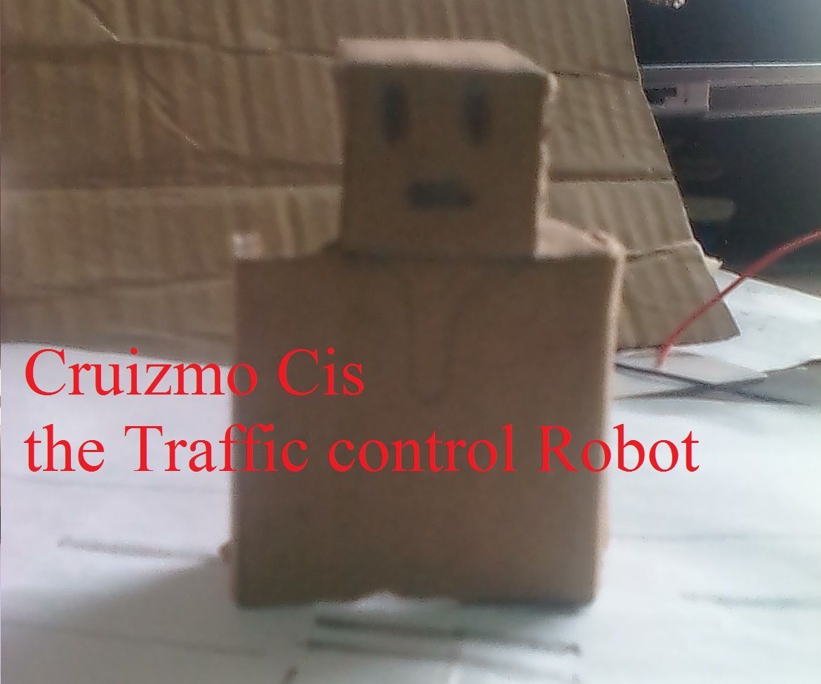 Cardboard Traffic Control Robot : 8 Steps - Instructables