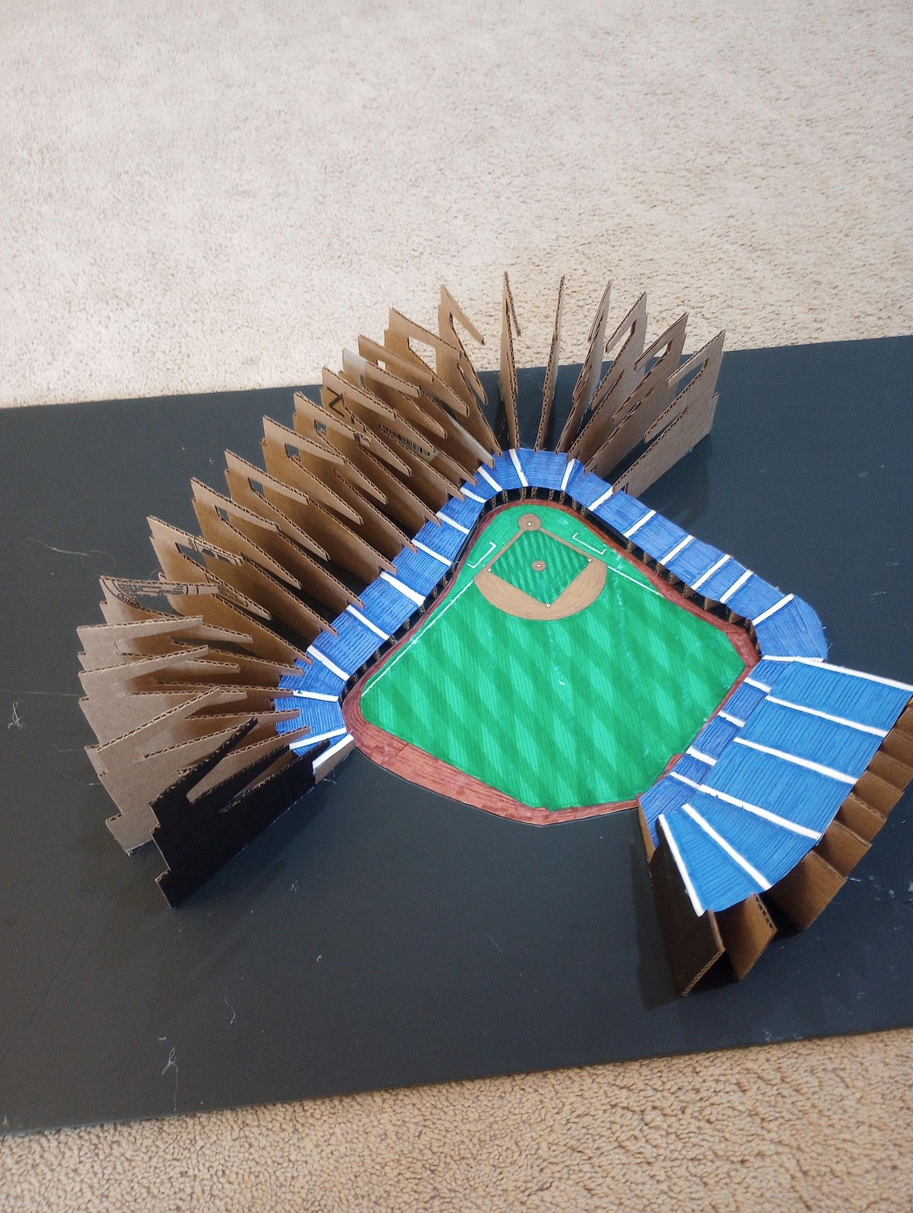Cardboard MLB Stadium : 39 Steps (with Pictures) - Instructables