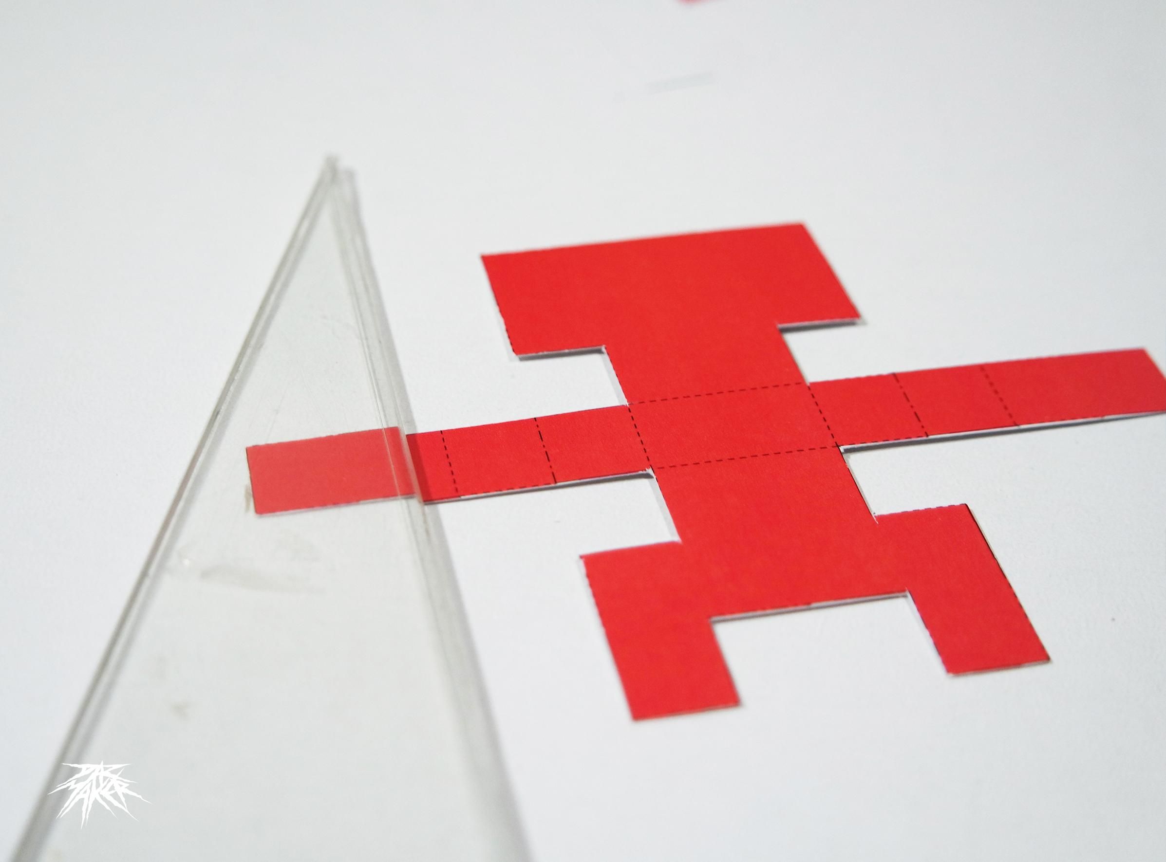 Mario 8 Bit 3d Pixel Paper Art : 17 Steps (with Pictures) - Instructables