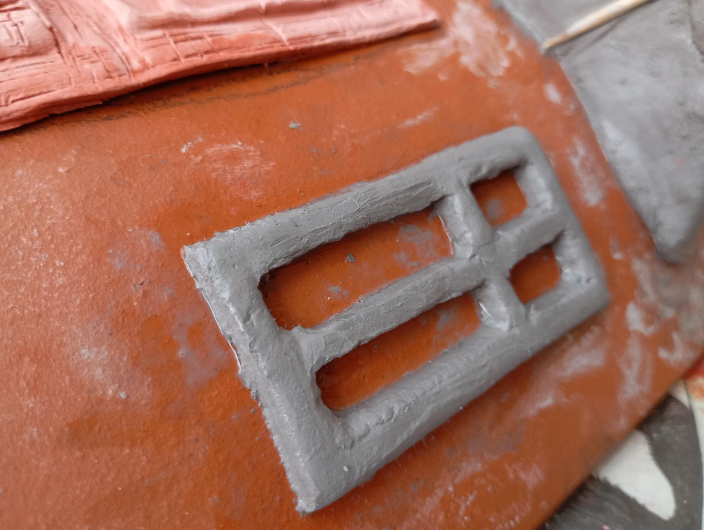 How to Sculpt a Traditional Village House in Clay on a Roof Tile – a ...