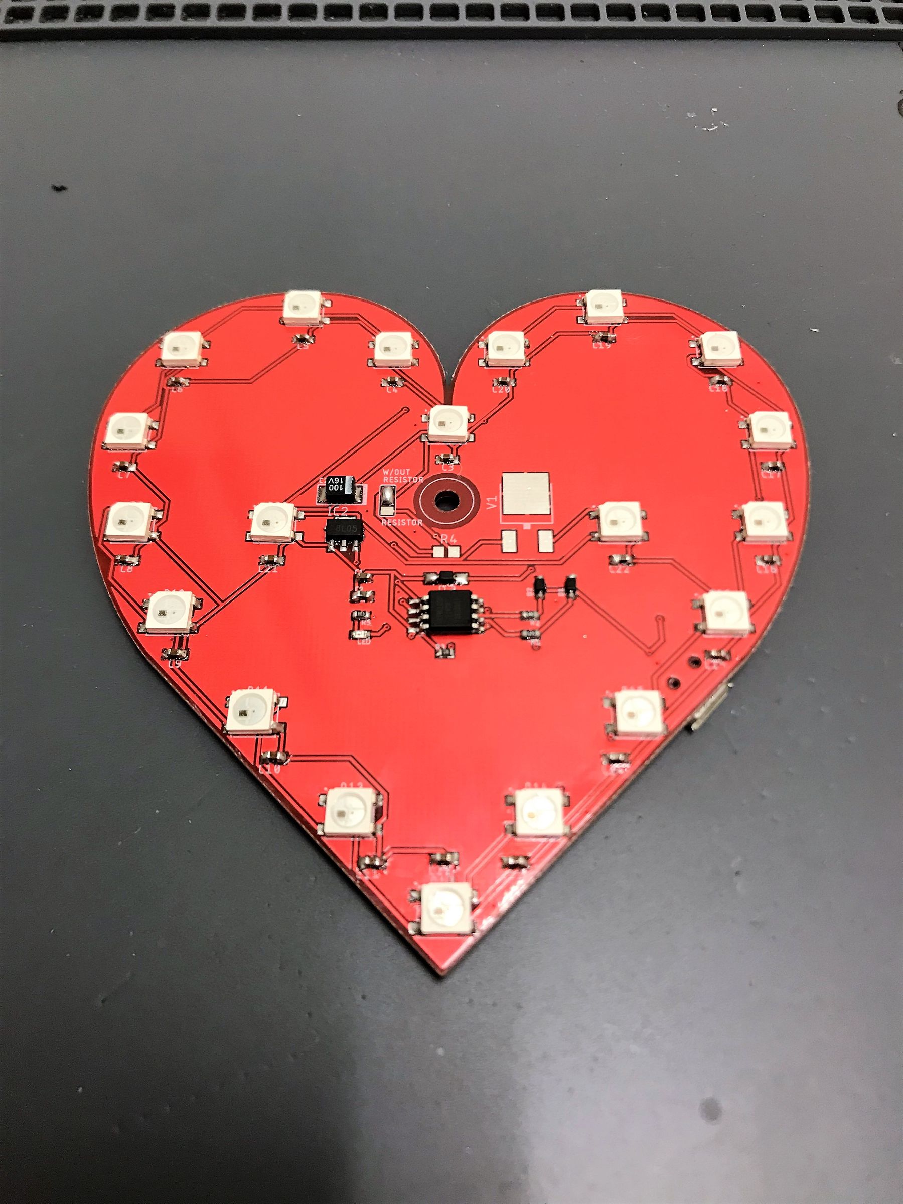 Valentines PCB Heart : 4 Steps (with Pictures) - Instructables