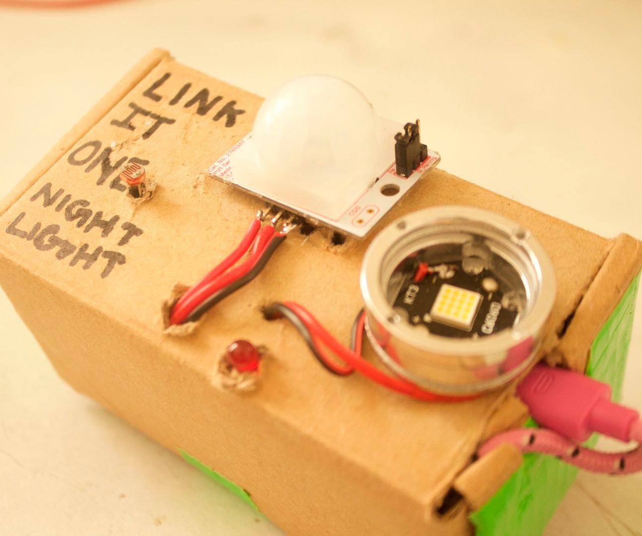 LinkIt One Motion NightLight : 8 Steps (with Pictures) - Instructables