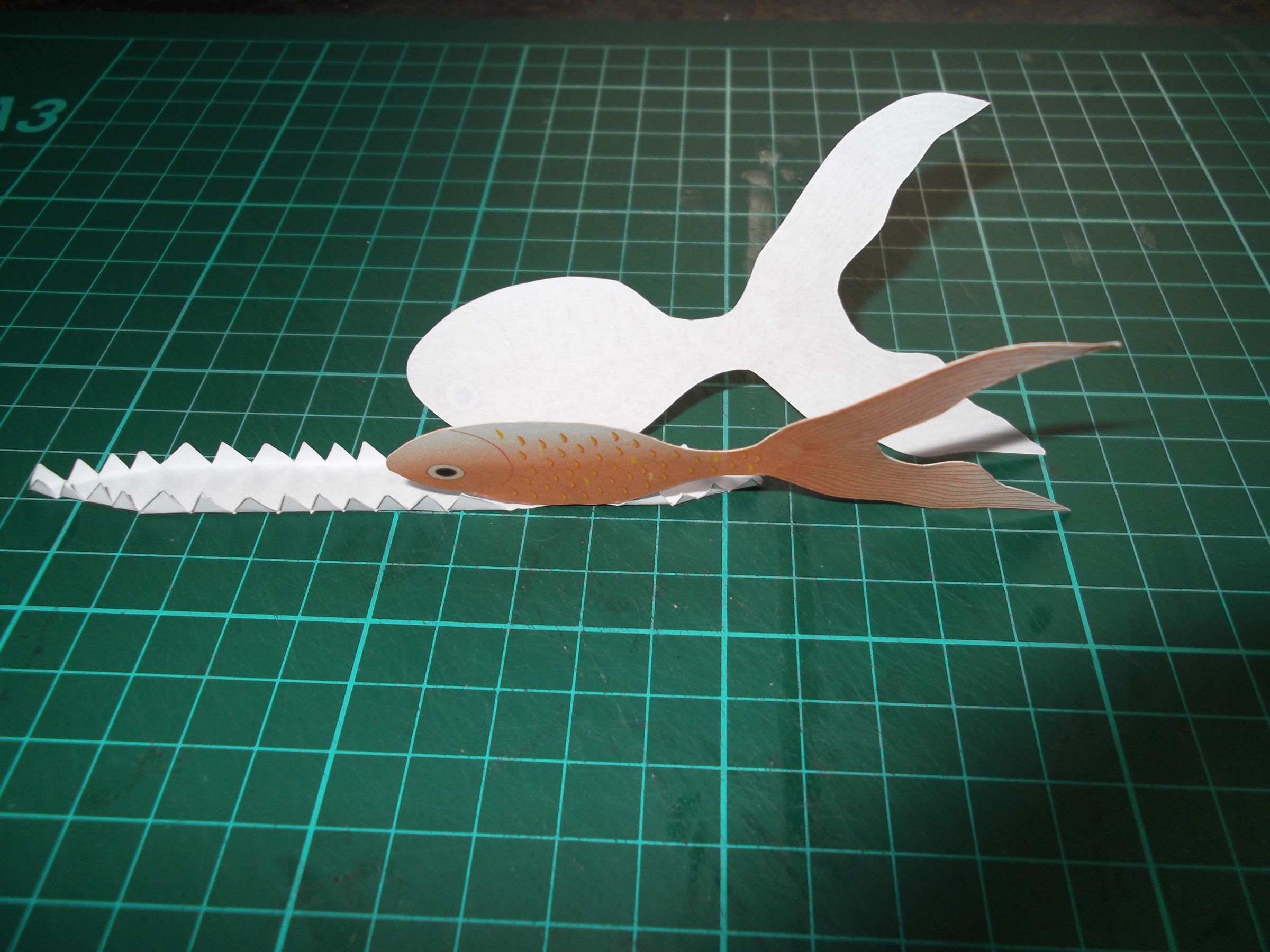 Papercraft Goldfish Robot : 11 Steps (with Pictures) - Instructables