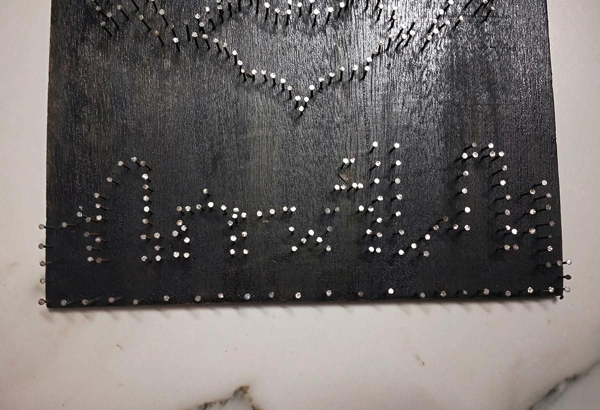 BATMAN | String Art : 6 Steps (with Pictures) - Instructables