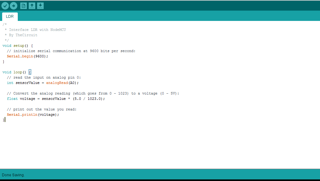 NodeMCU With LDR : 4 Steps (with Pictures) - Instructables