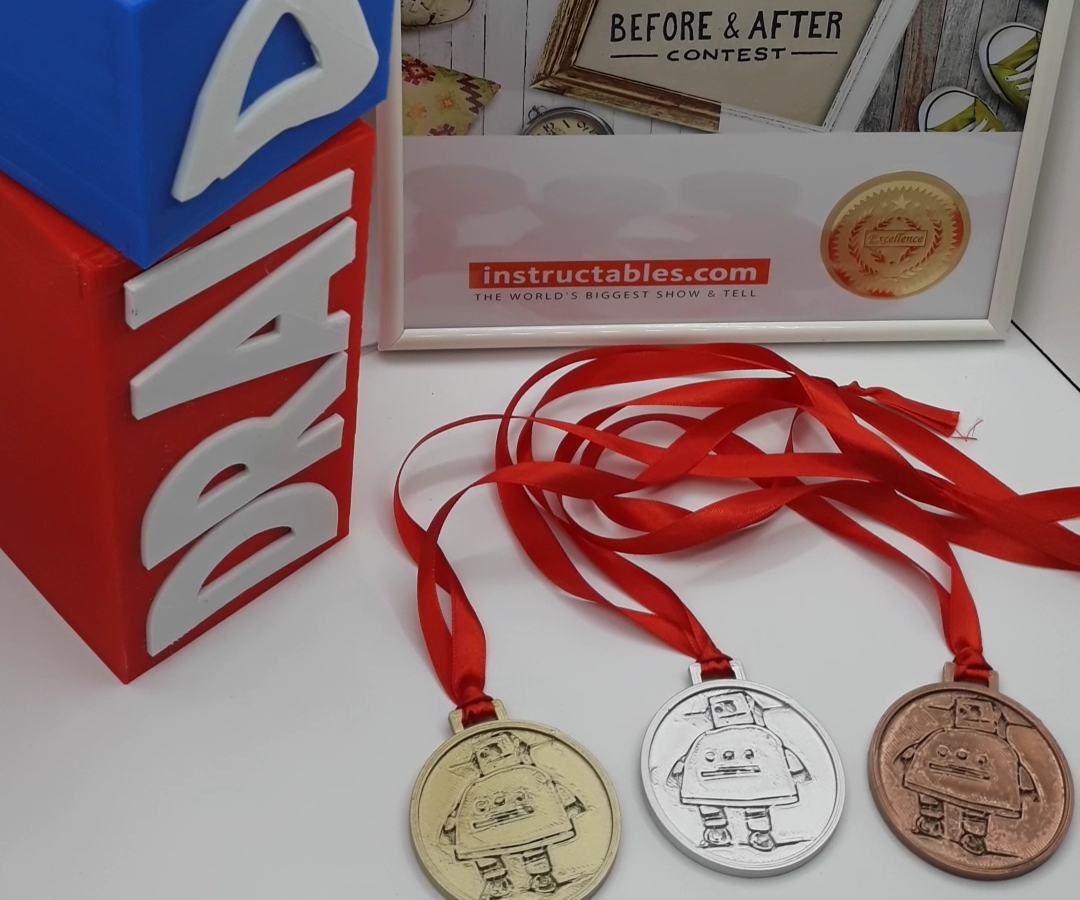 Instructables Medal & Physical Certificate for ALL Contest Winners : 4 ...