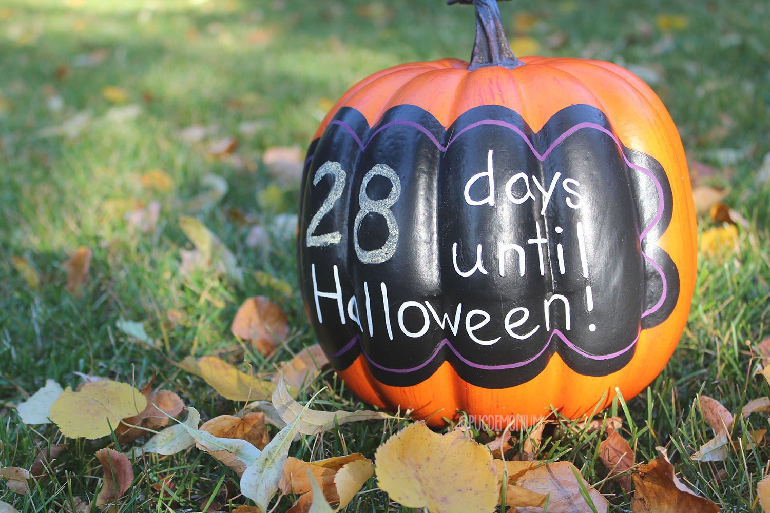 Halloween Countdown Pumpkin : 3 Steps (with Pictures) - Instructables