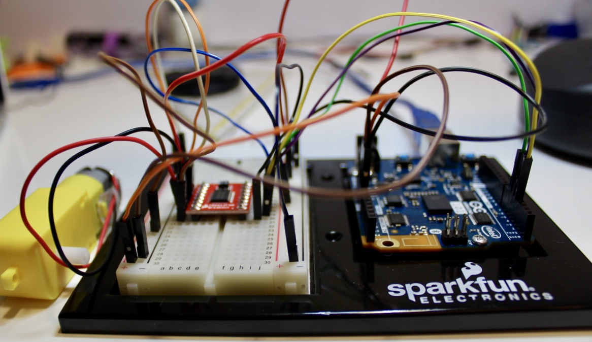 Driving DC Motors With Inputs Using the SparkFun Motor Driver : 4 Steps ...