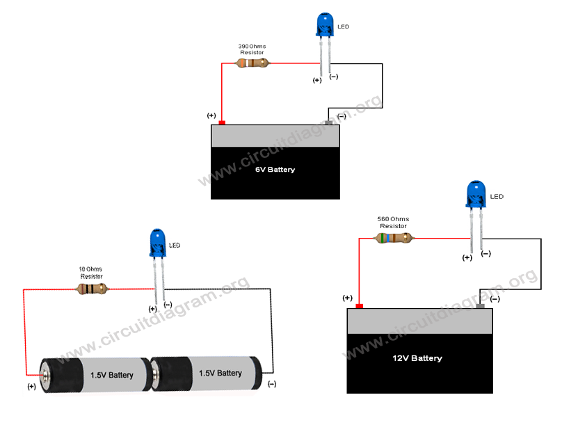 Led Light Simple Circuit