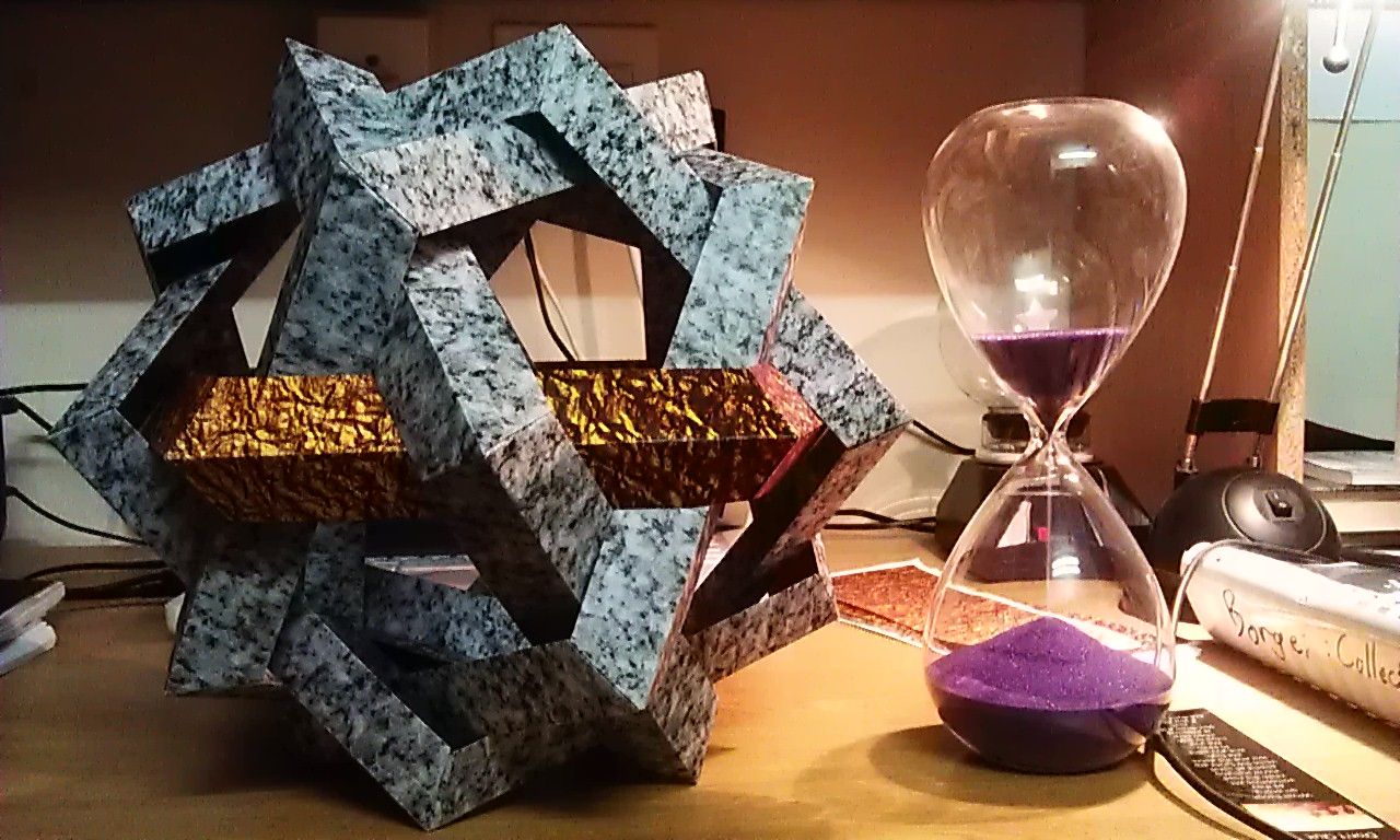 MAKALU Modular Origami Sculpture - 6 Woven Pentagons : 17 Steps (with ...
