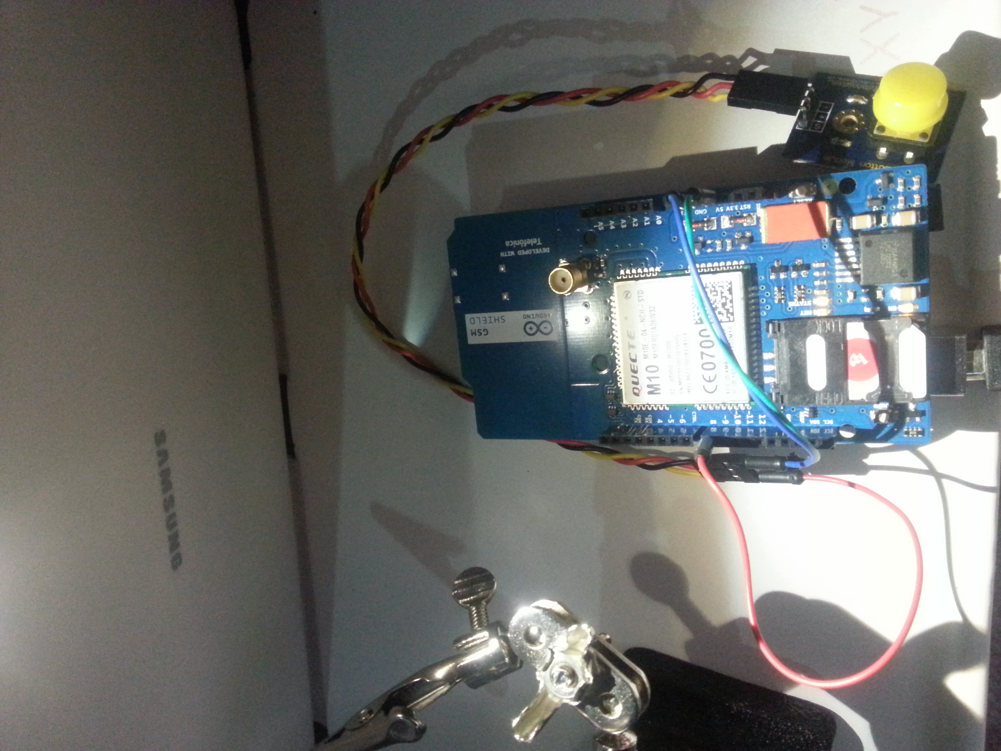 Sensor + Arduino +gsm Shield : 3 Steps - Instructables