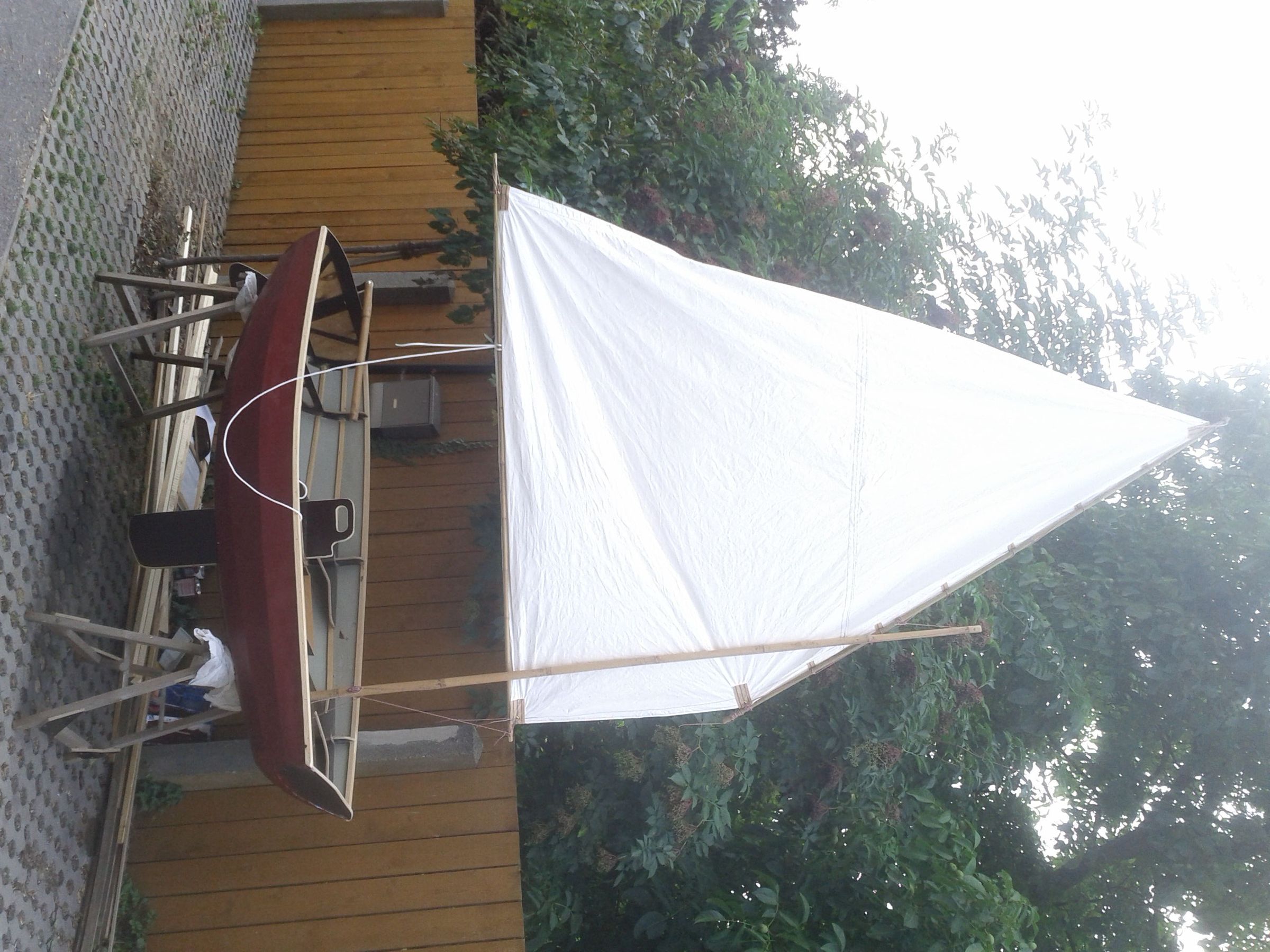 240cm Skin on Frame Sailing Pram With Mirage Drive : 7 Steps (with ...