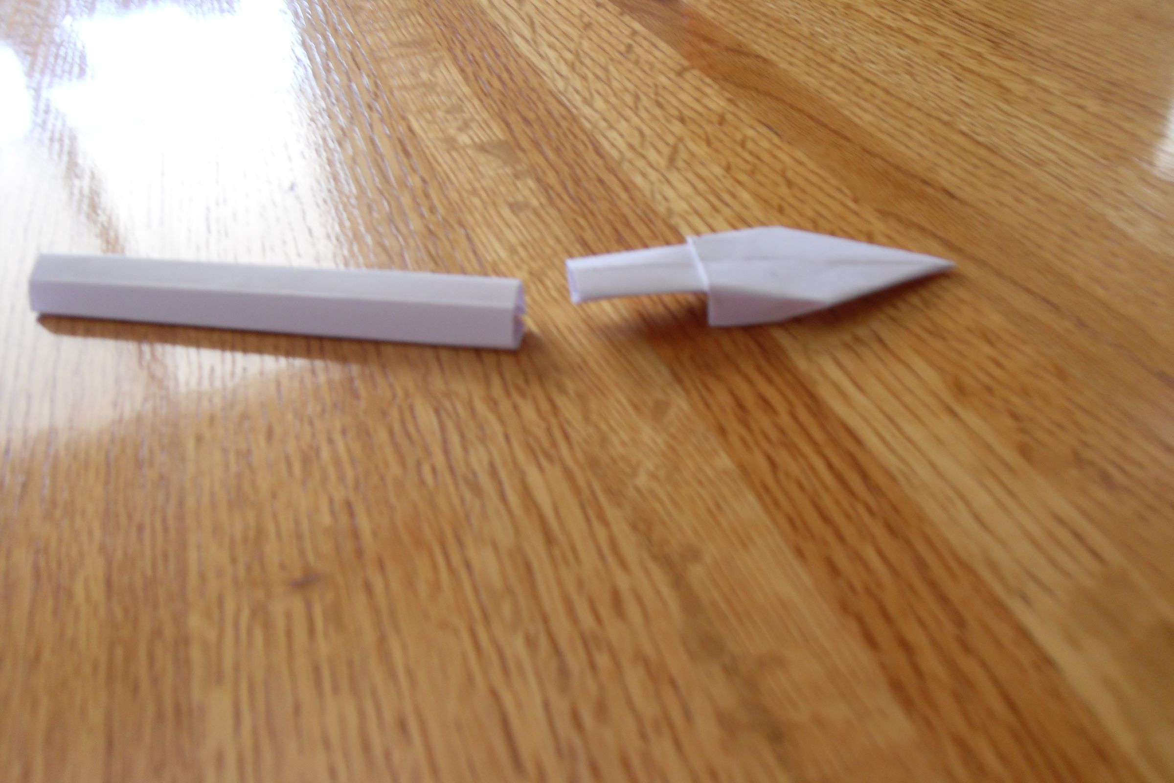 Origami Paper Spear : 4 Steps - Instructables