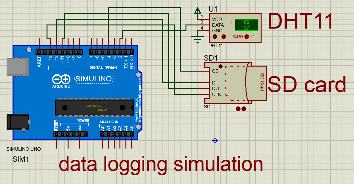 How to Make Humidity and Temperature Real Time Data Recorder With ...