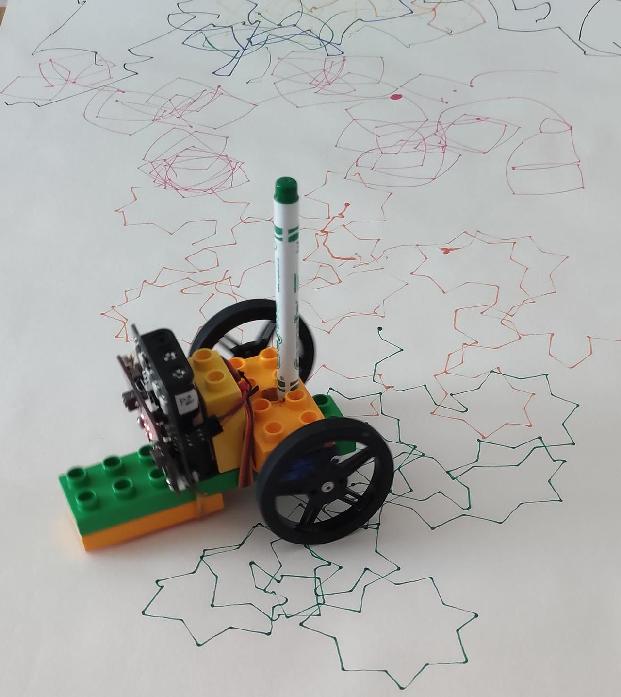 Drawing Robot Car With Lego DUPLO® : 3 Steps - Instructables