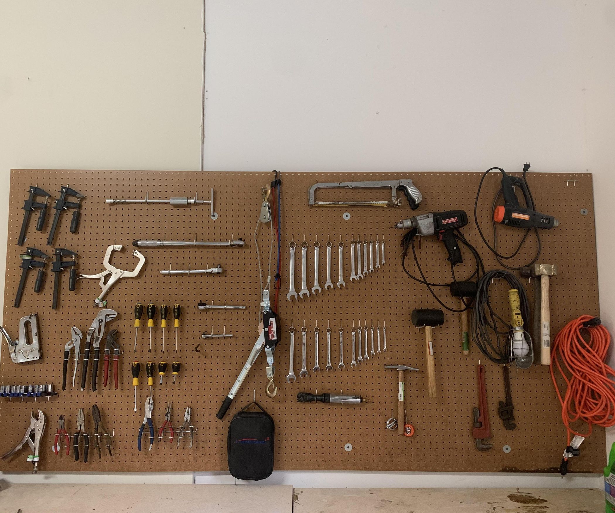 Garage Tool Organizer : 5 Steps - Instructables