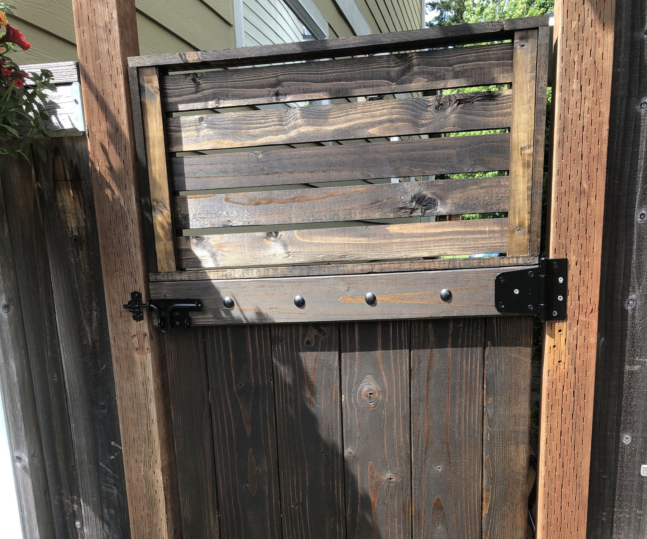 Backyard Gate : 5 Steps - Instructables